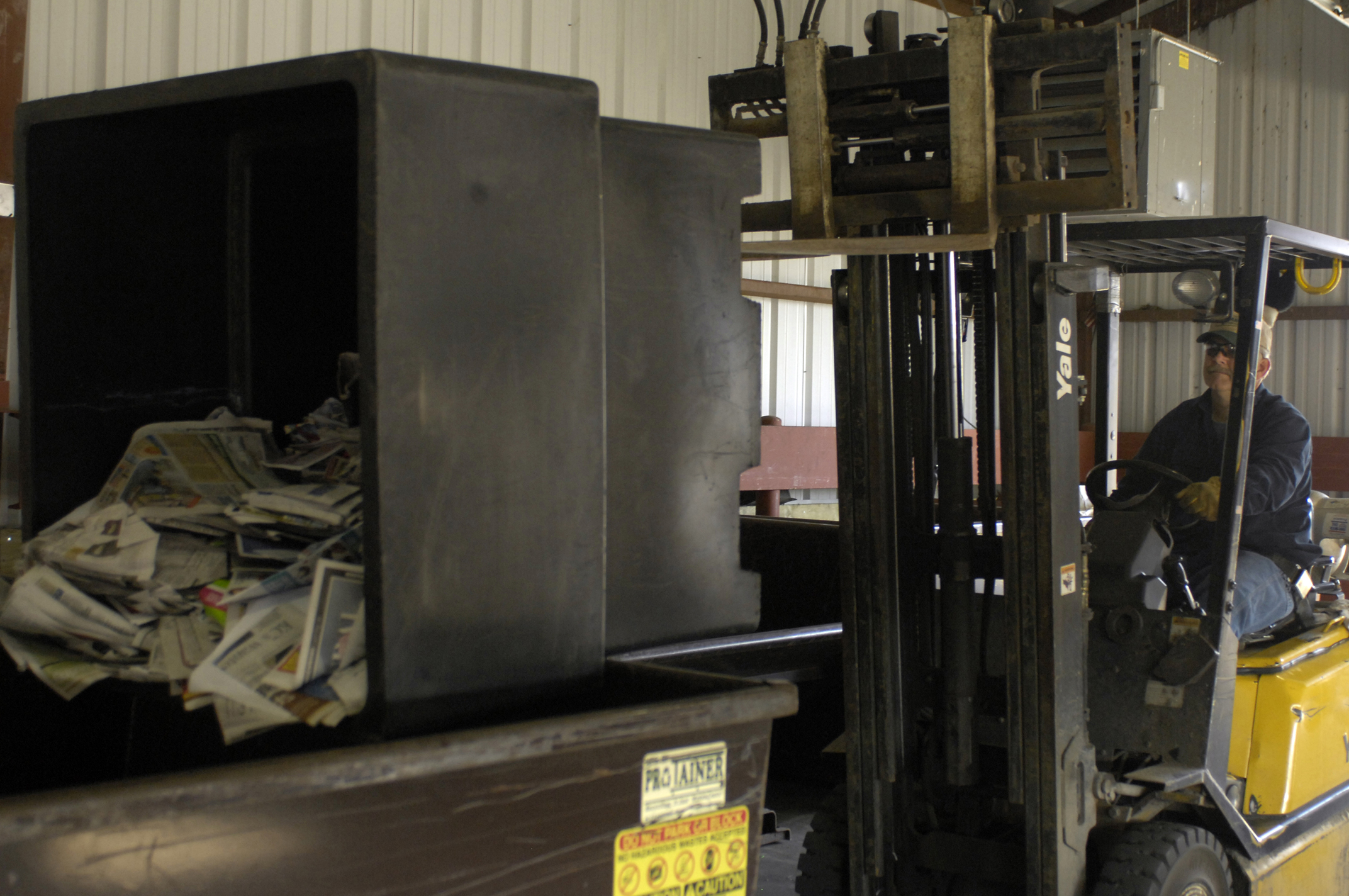 Trash to cash: Recycling center helps environment, funds base projects ...