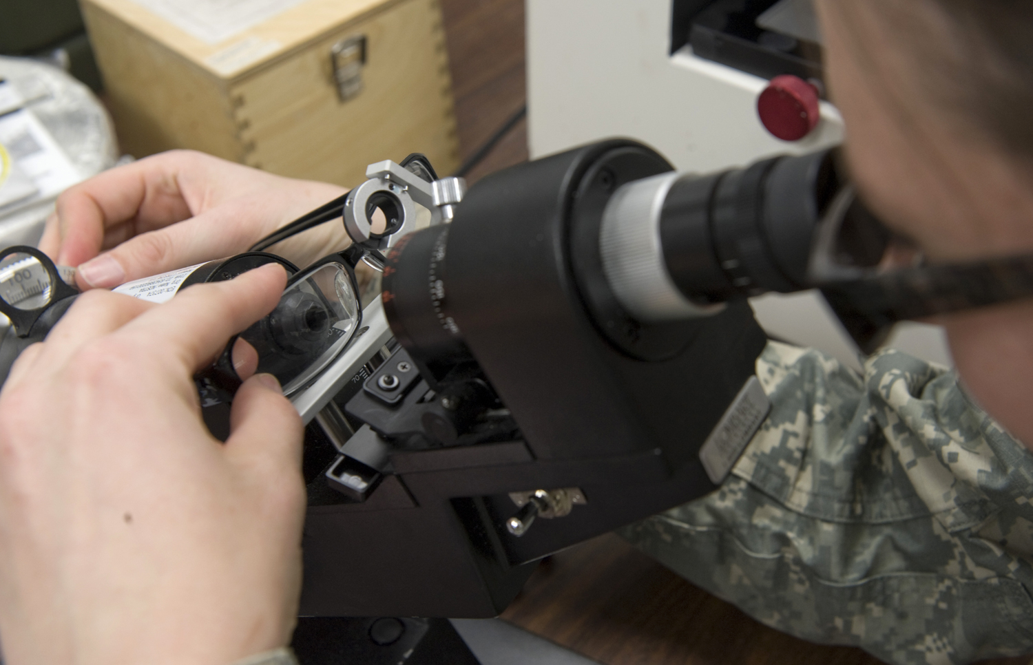 Airmen, Soldiers and Sailors work together to give sight to Alaskan ...