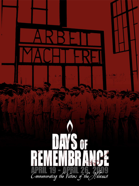 holocaust memorial posters
