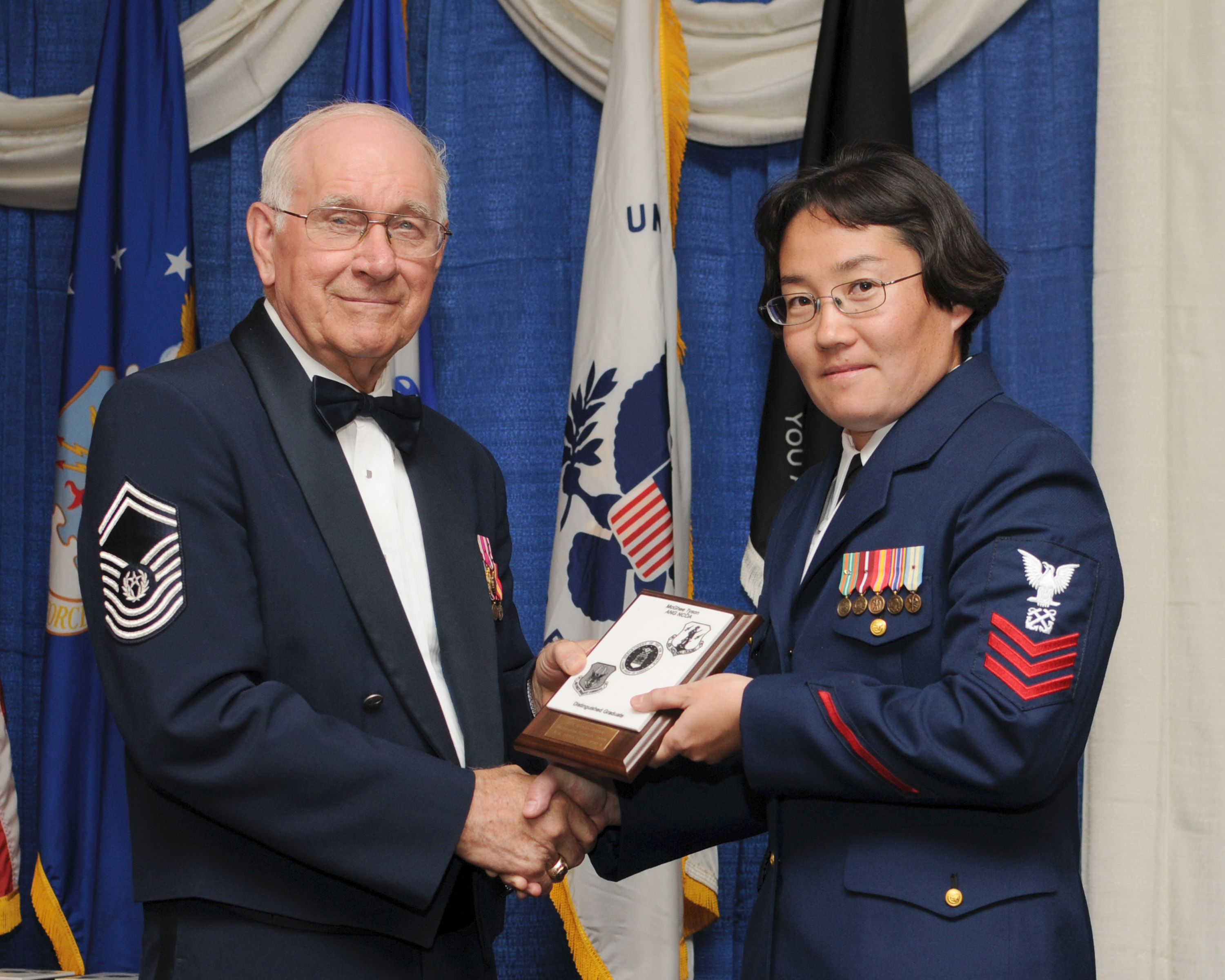 Coast Guardsman is NCOA distinguished graduate