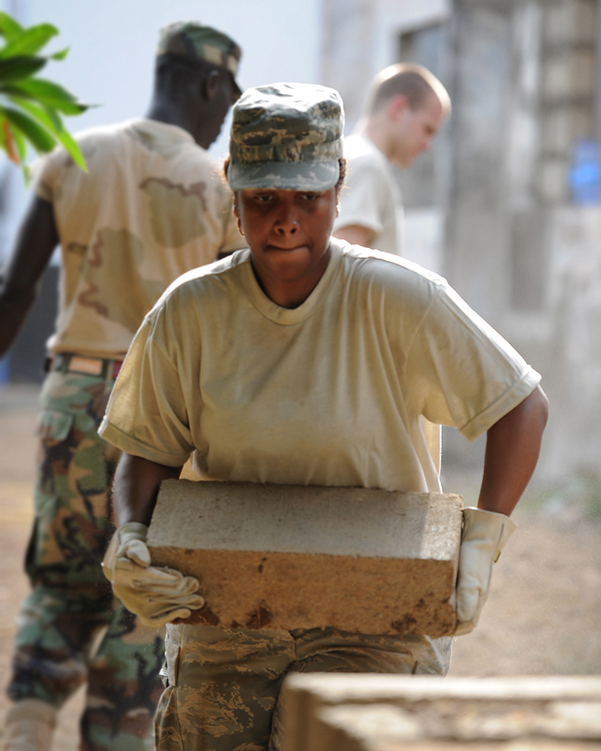 127th Civil Engineers Squadron lend building skills to Ghana military.