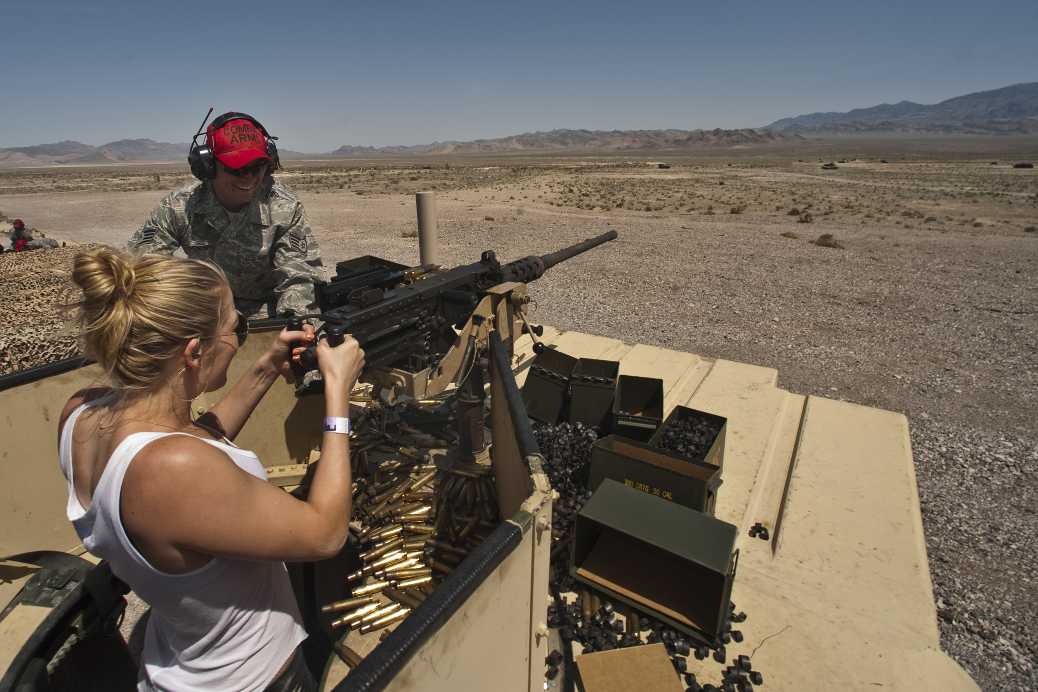 Country Music stars tour the 99th Ground Combat Training Squadron