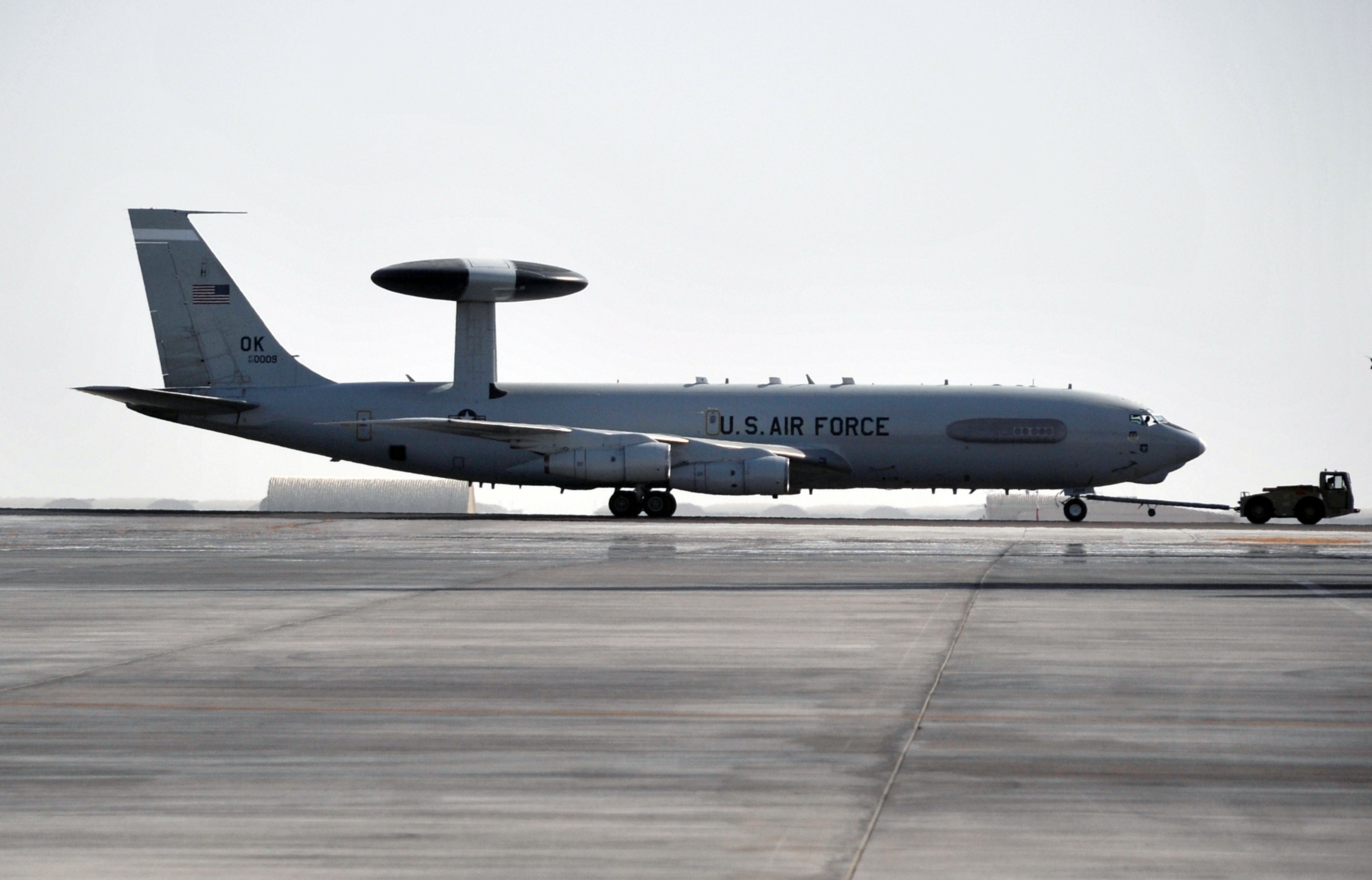 E-3 Sentry maintenance: Time for a tow > U.S. Air Forces Central > News