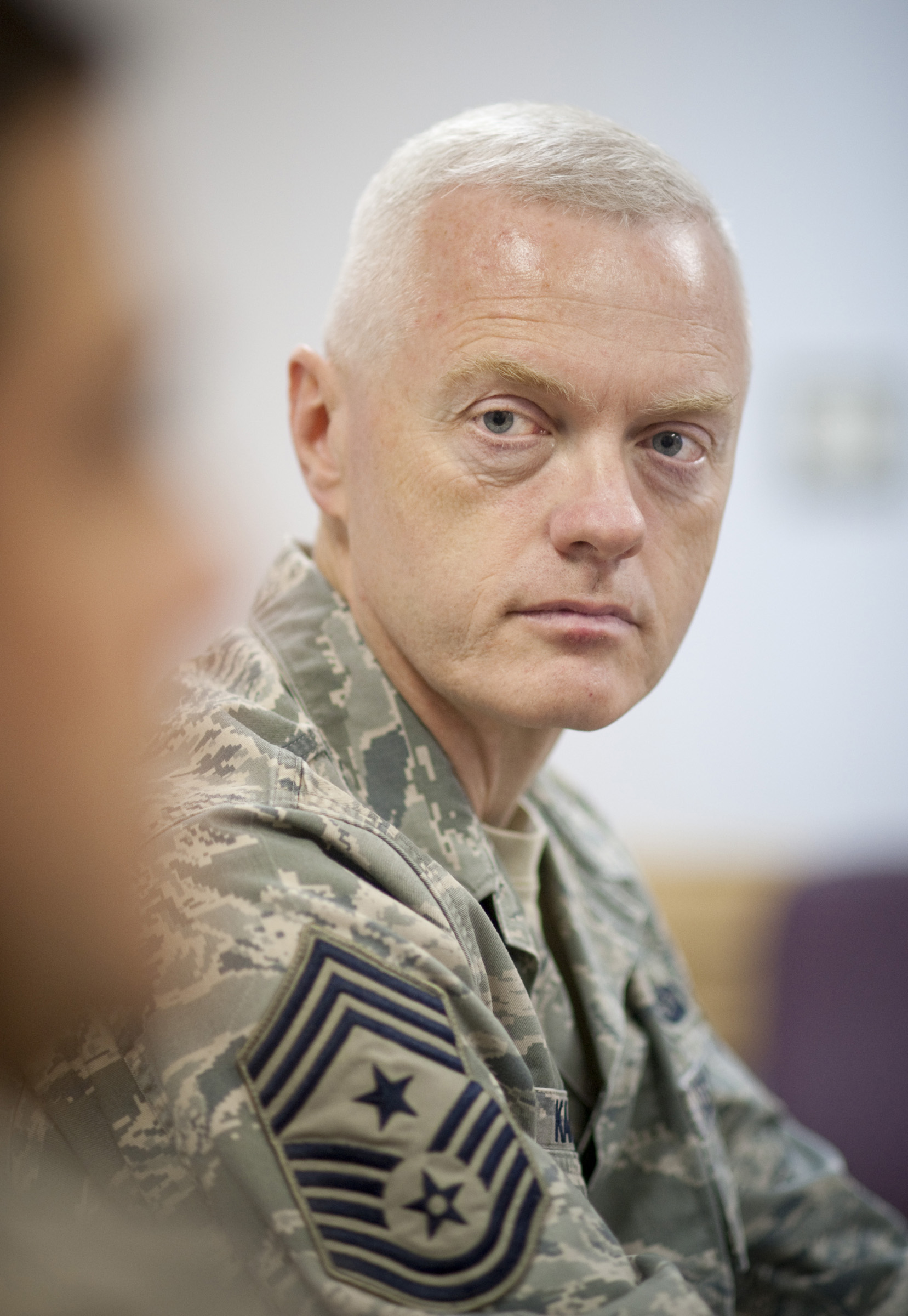 5th AF command chief visits Misawa