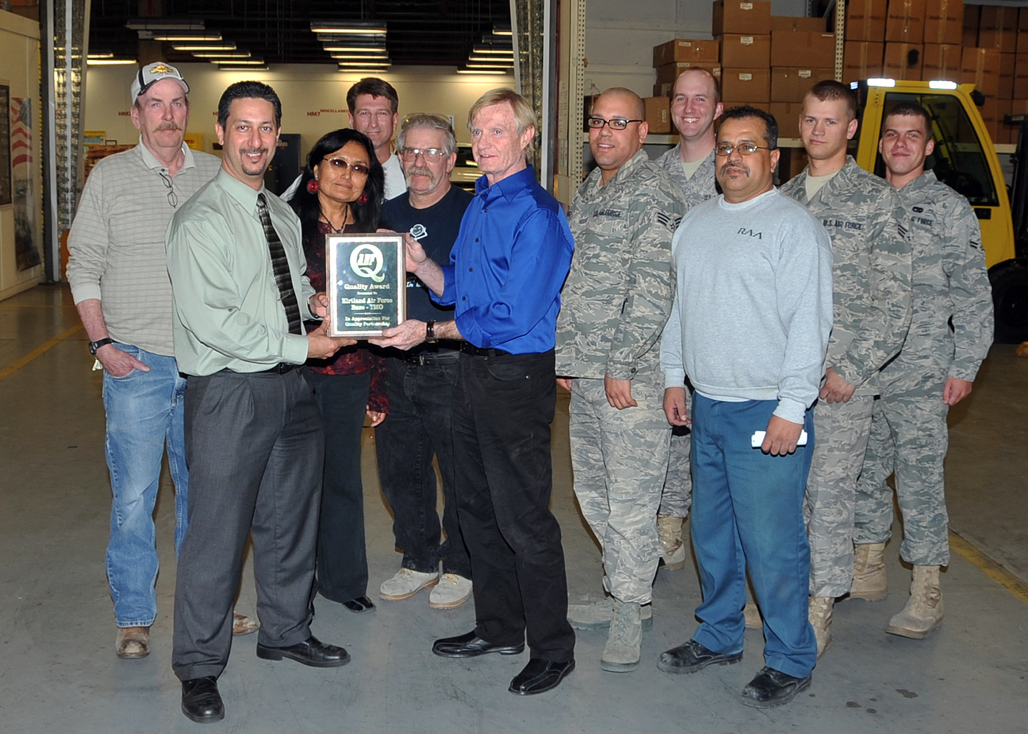 TMO recieves Quality Award