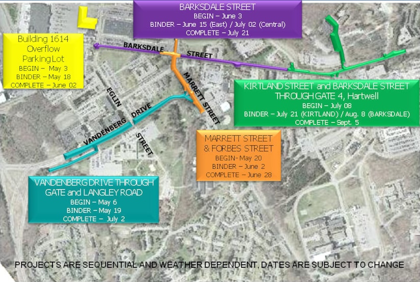 Paving project begins May 3 > Hanscom Air Force Base > Article Display