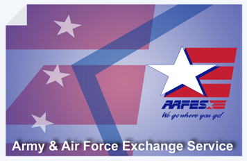 Army & Air Force Exchange Service web banner.