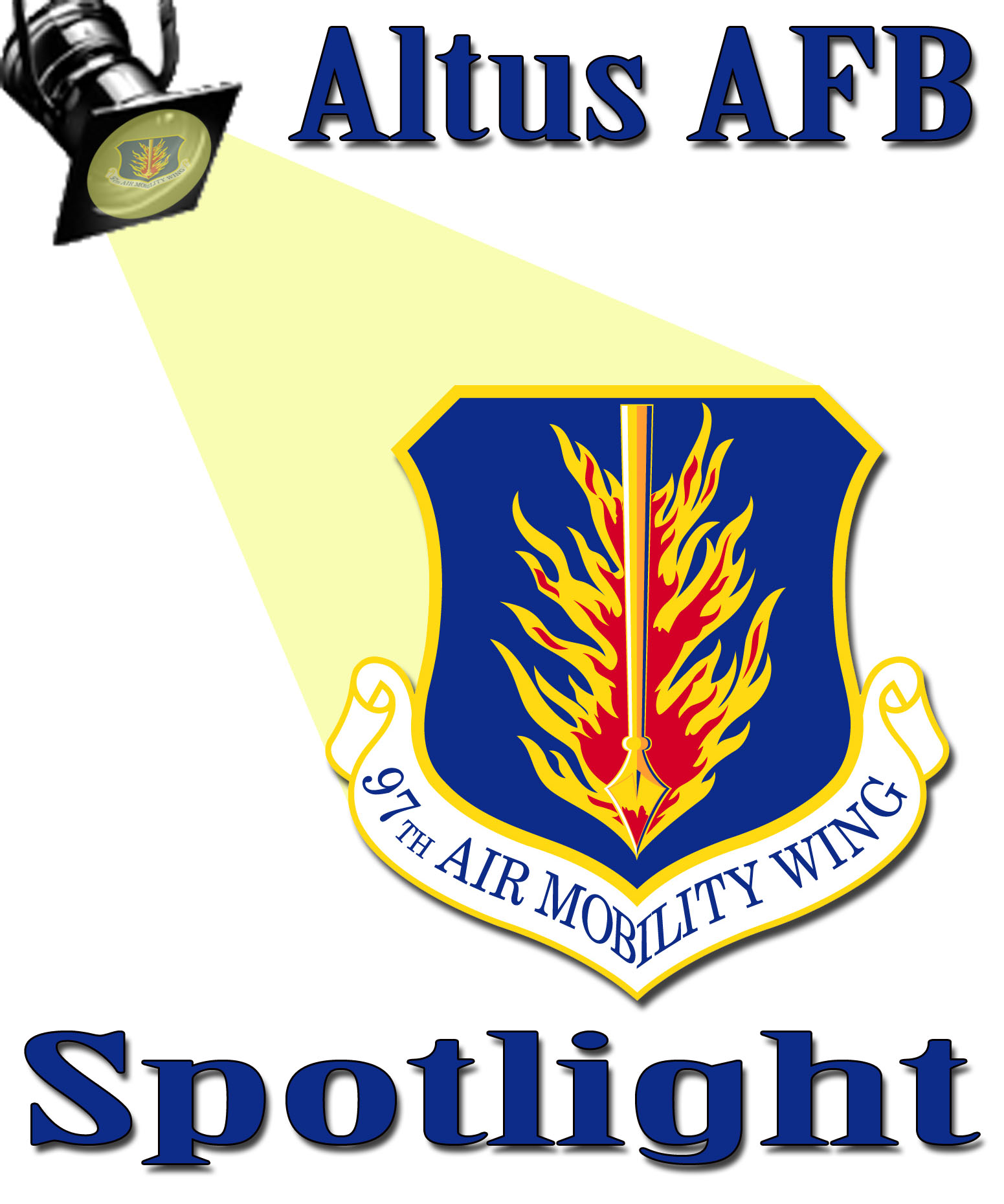 Altus AFB Spotlight series graphic (U.S. Air Force Graphic / Kenneth ...
