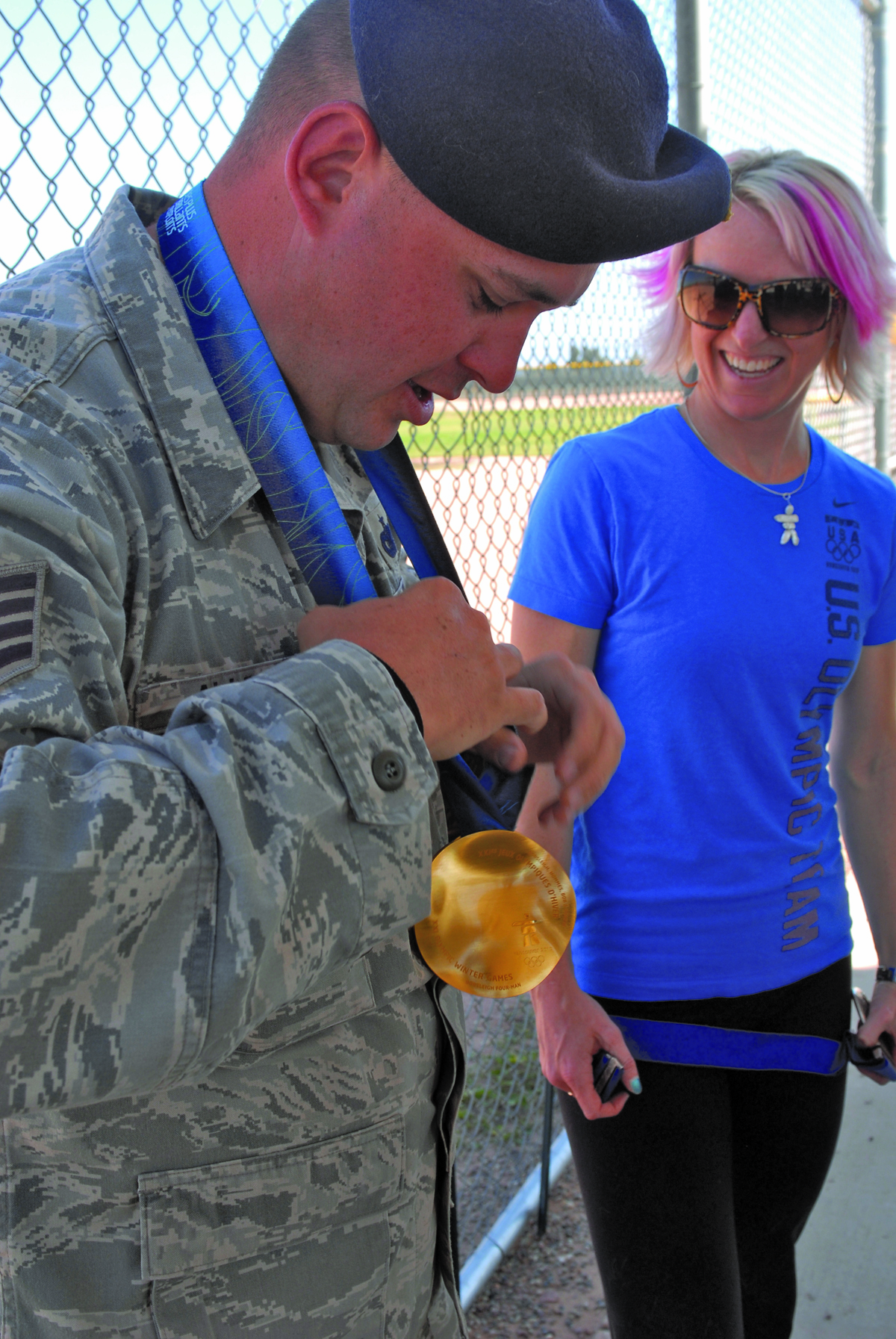 U.S. Olympic medalists visit Luke > Luke Air Force Base > Article Display