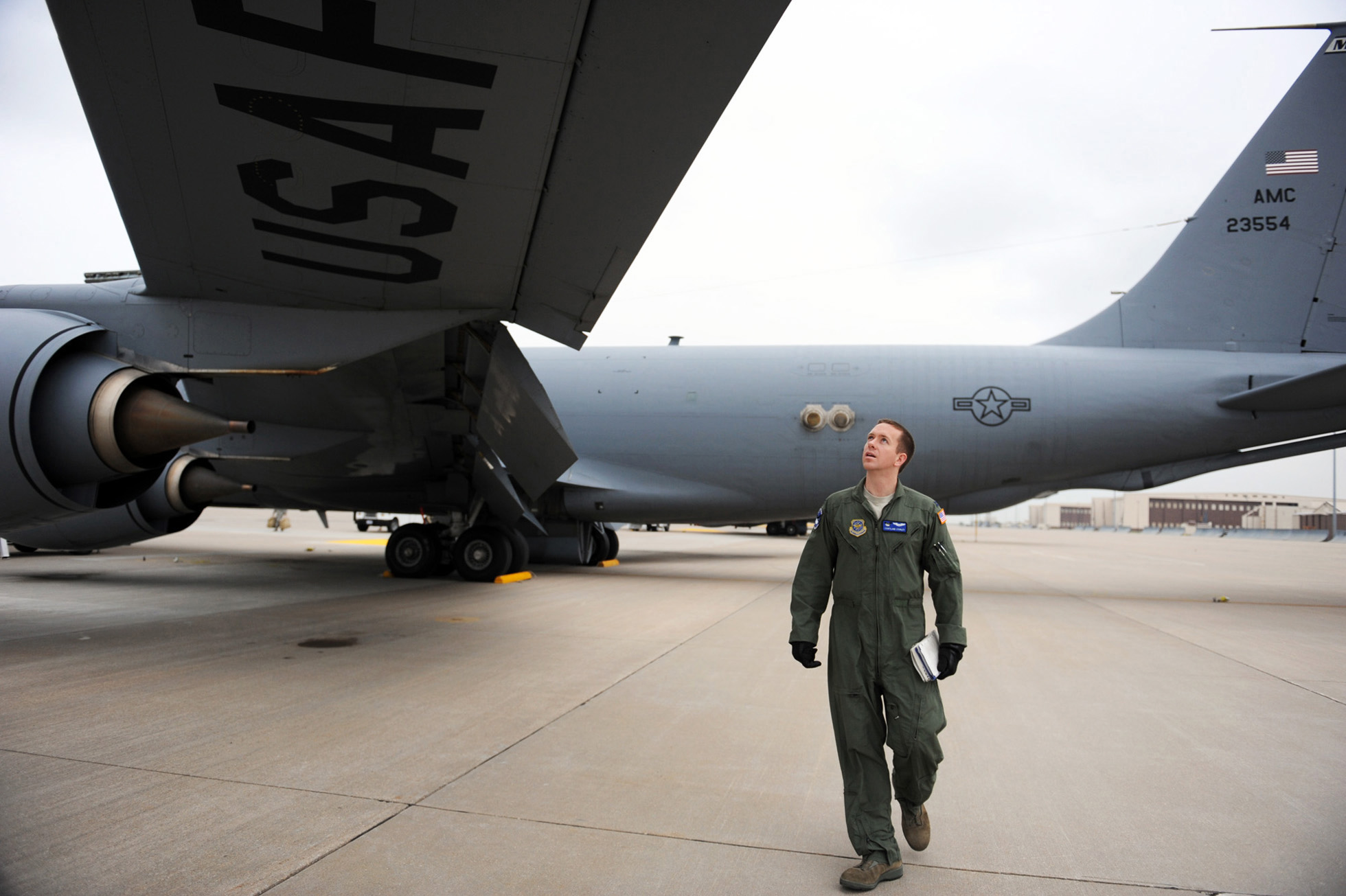 KC-135 Stratotanker refueling mission