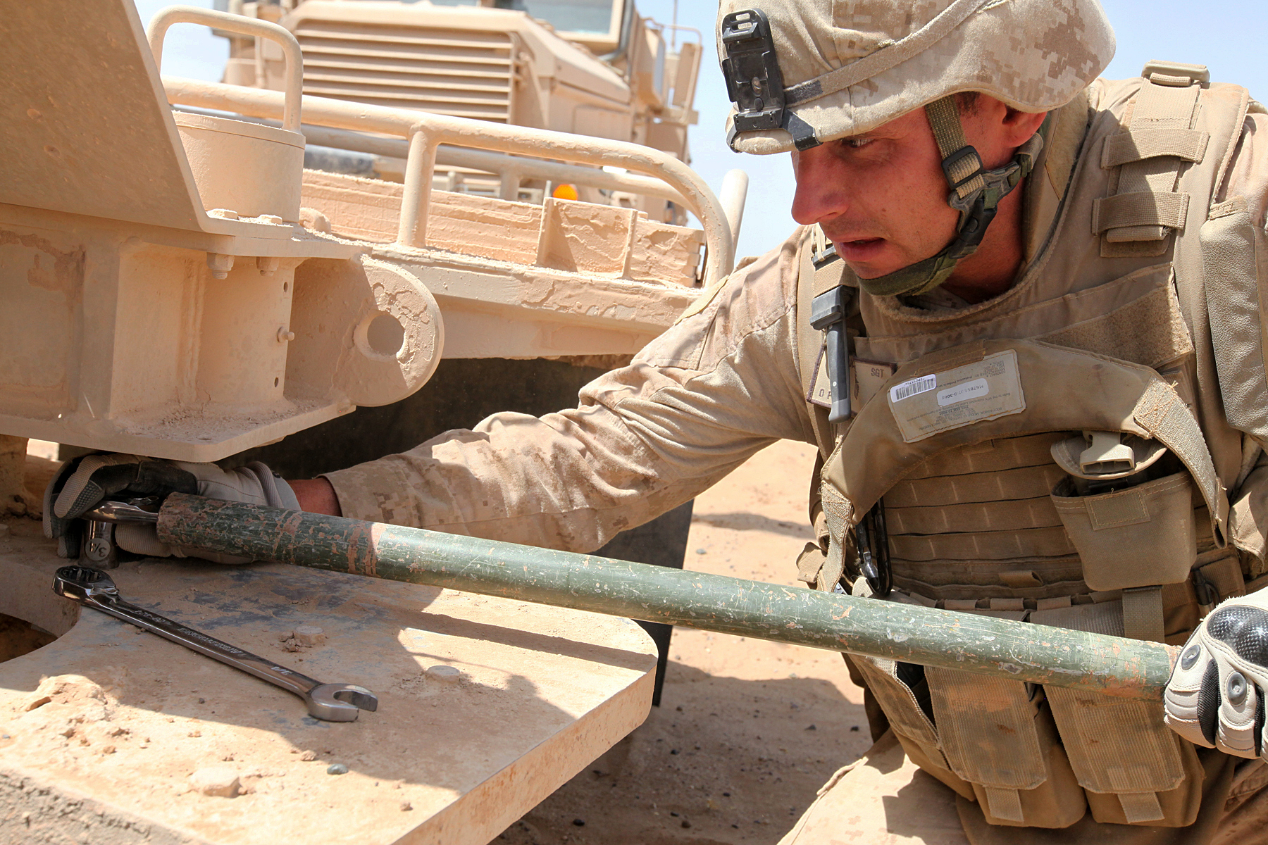 Wrecker Teams Recover Military Vehicles From Afghanistan Desert > 1st ...
