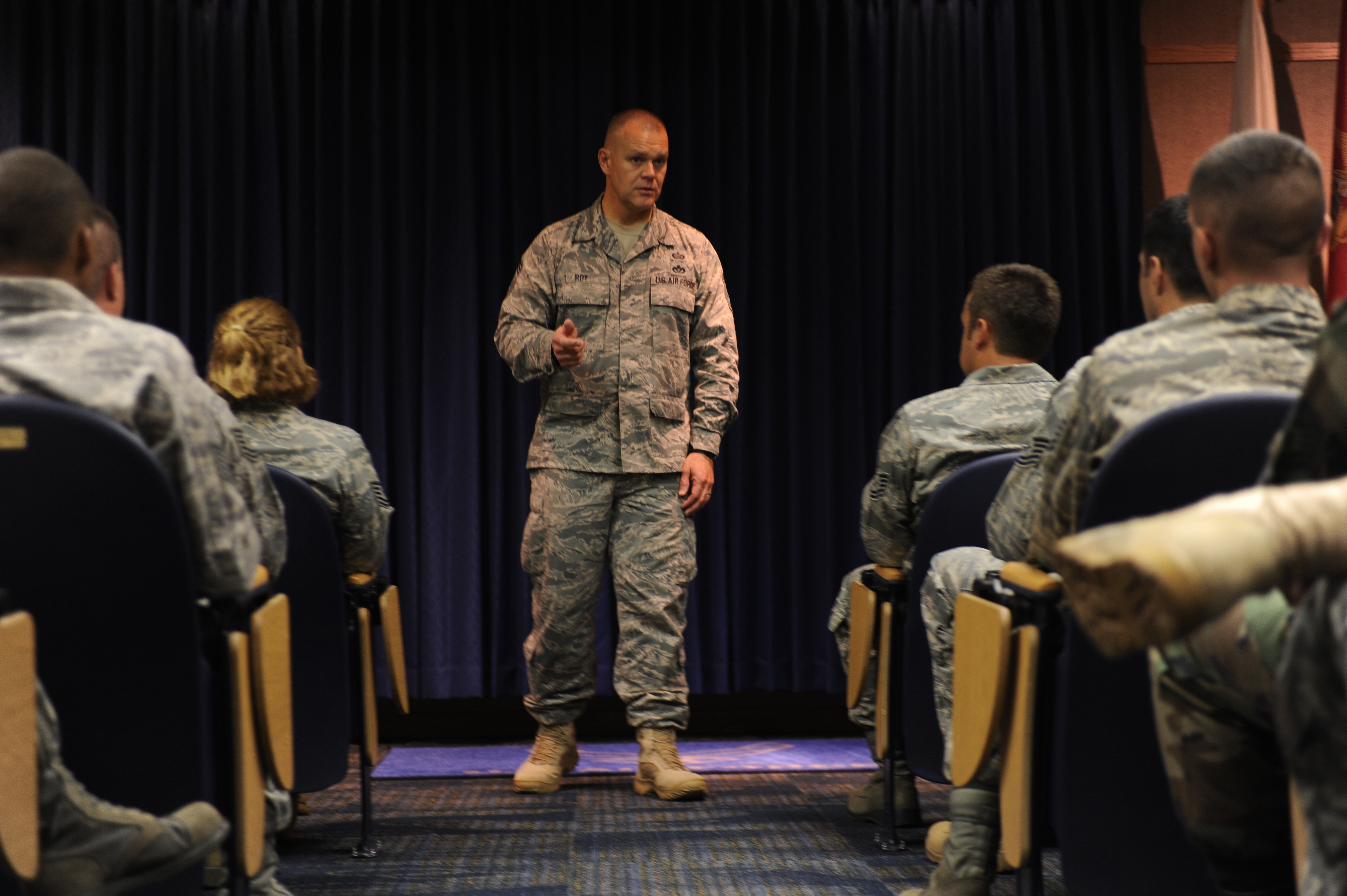 Chief Master Sgt Of The Air Force James A Roy Visits Hickam 15th
