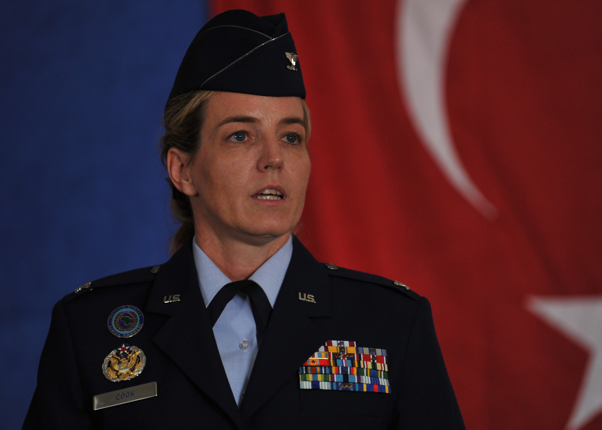 Colonel Michele M. Cook takes command of IKD-M on July 7, 2010