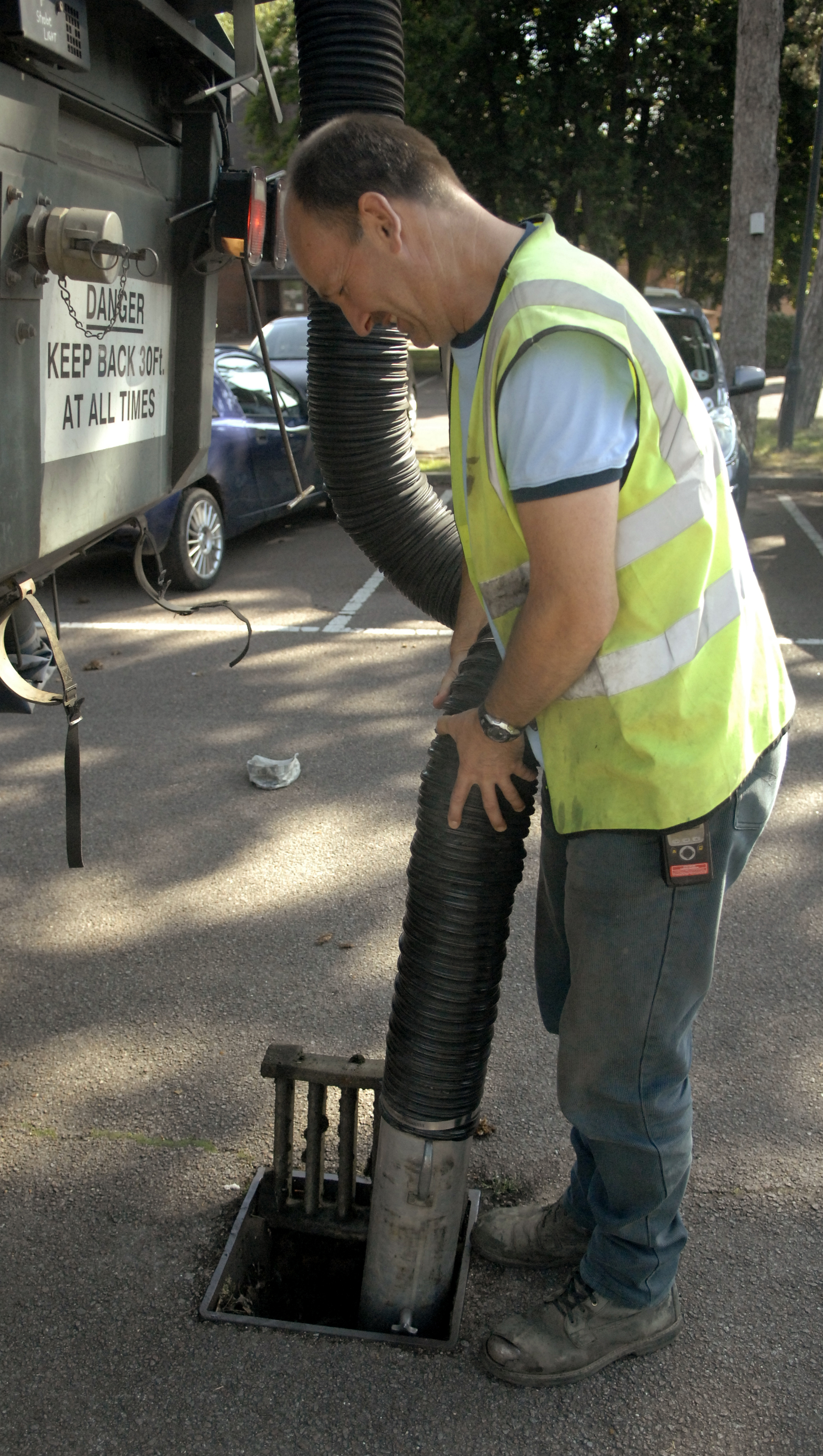 Drain clearing equals rain disappearing > Royal Air Force Mildenhall ...