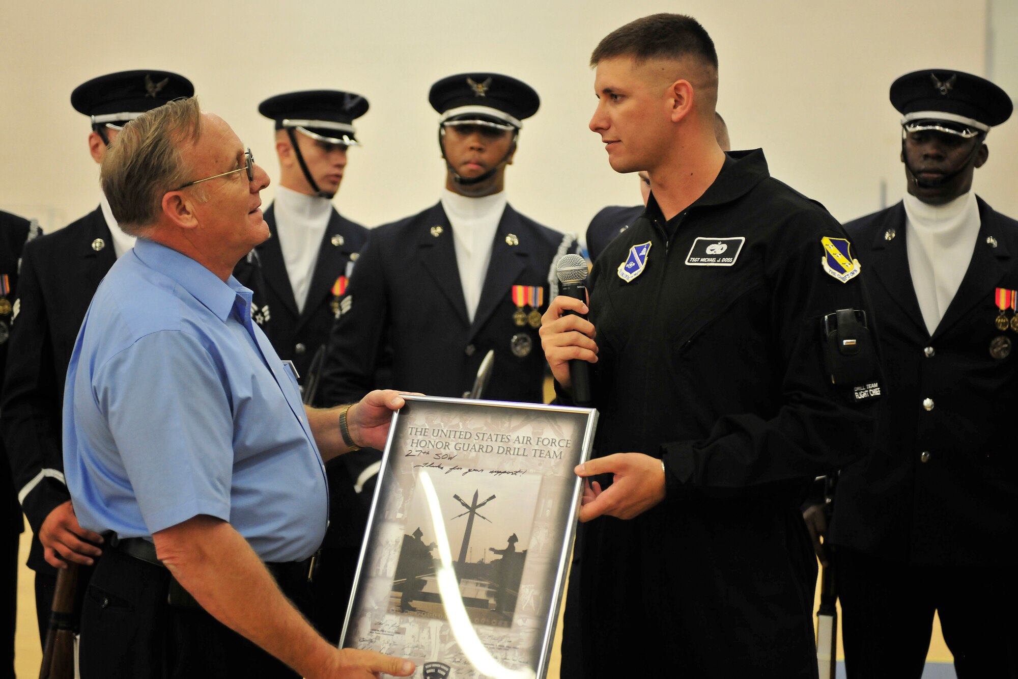 USAF Drill Team visits Cannon > Cannon Air Force Base > News