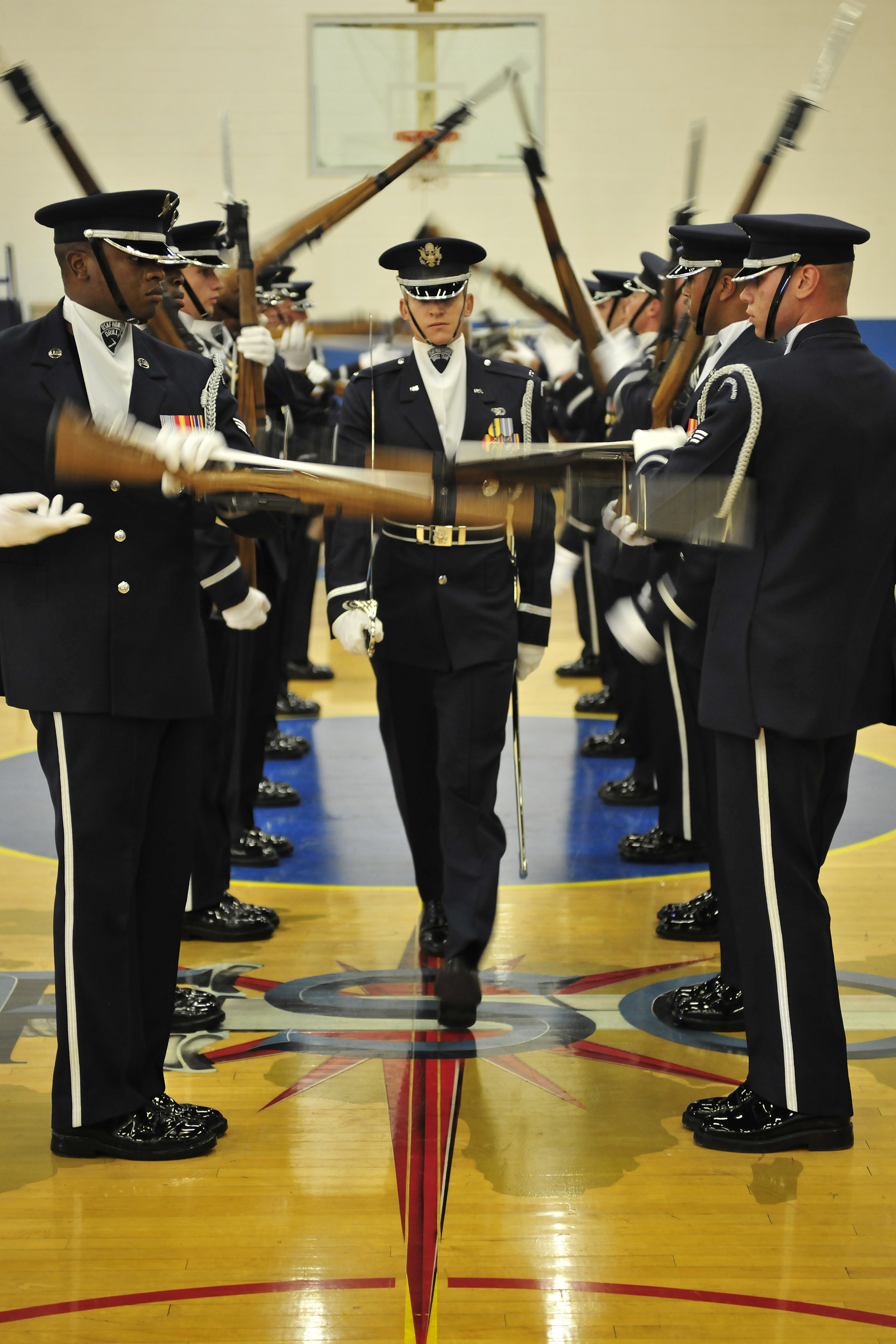 USAF Drill Team visits Cannon > Cannon Air Force Base > News