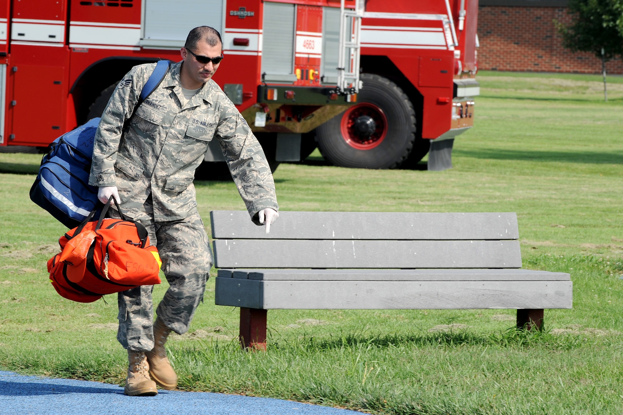 Photos: Exercise tests emergency response teams > Scott Air Force Base ...