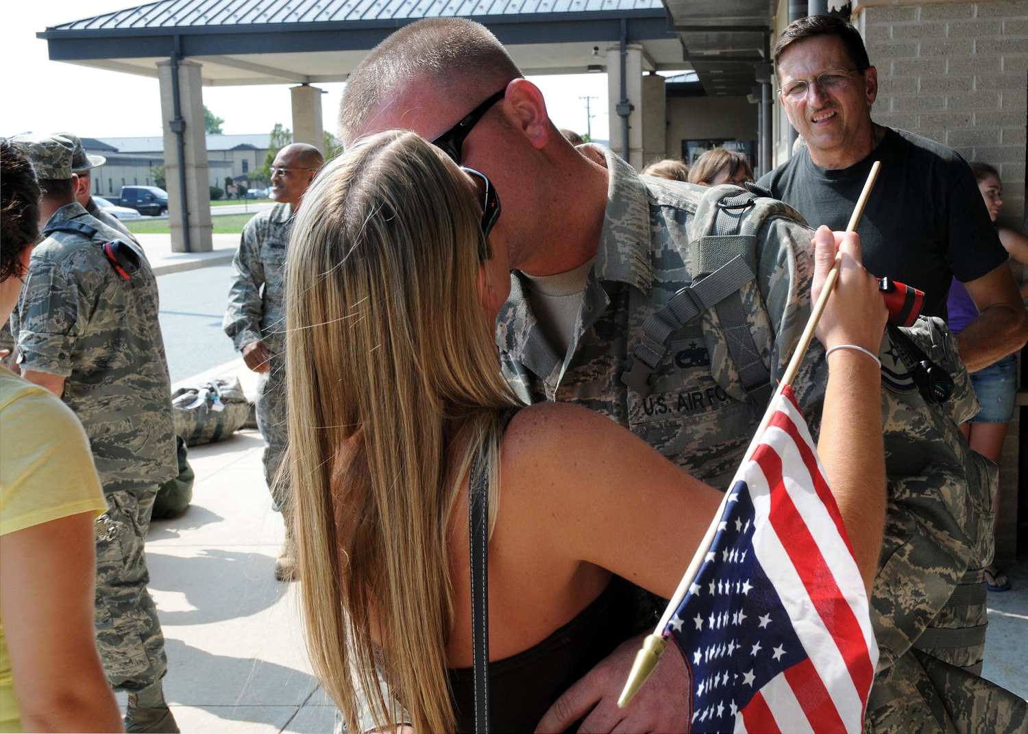 Airman reunites with wife after 60-day deployment > 512th Airlift Wing ...