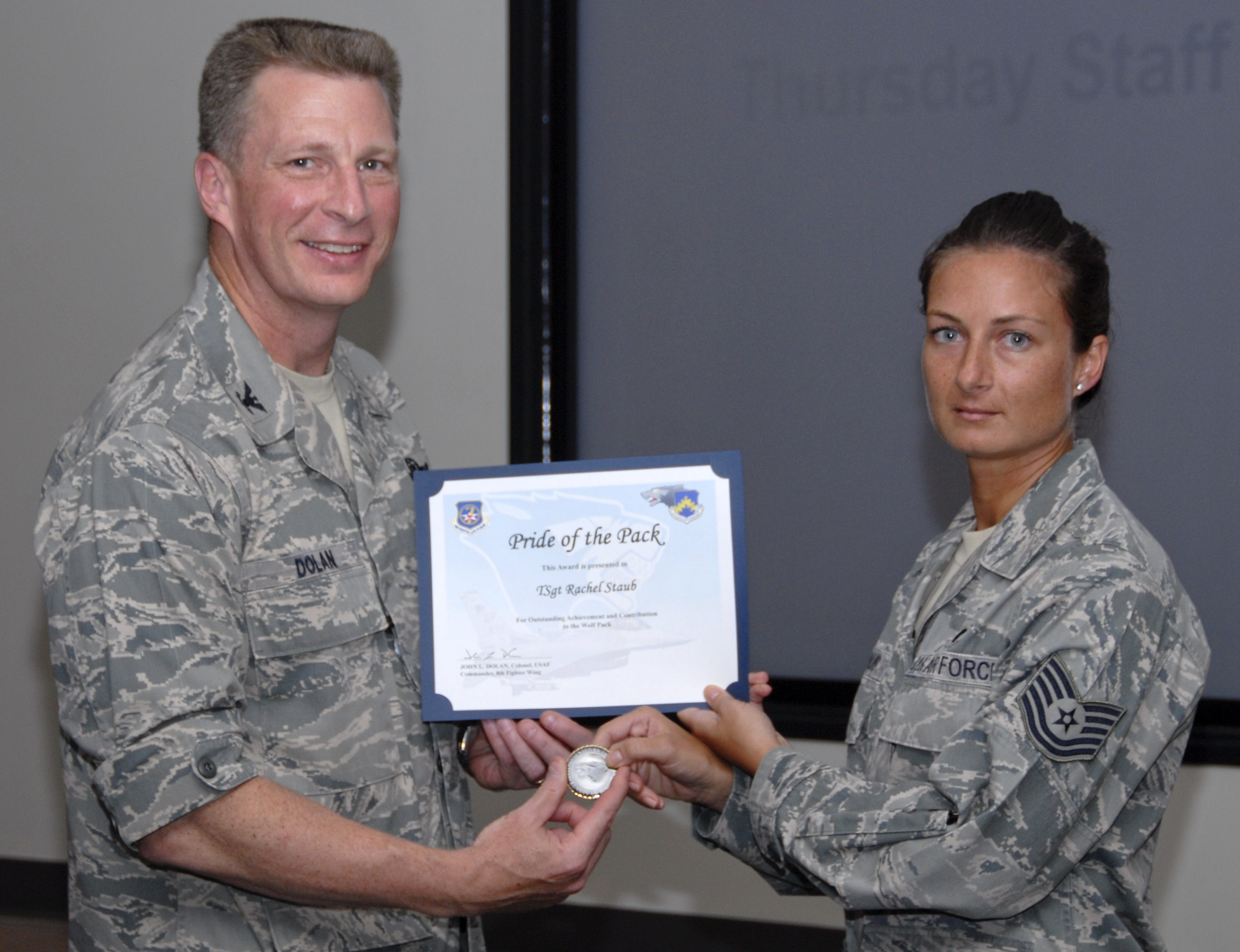Pride of the Pack: Tech. Sgt. Rachel Staub > Pacific Air Forces ...