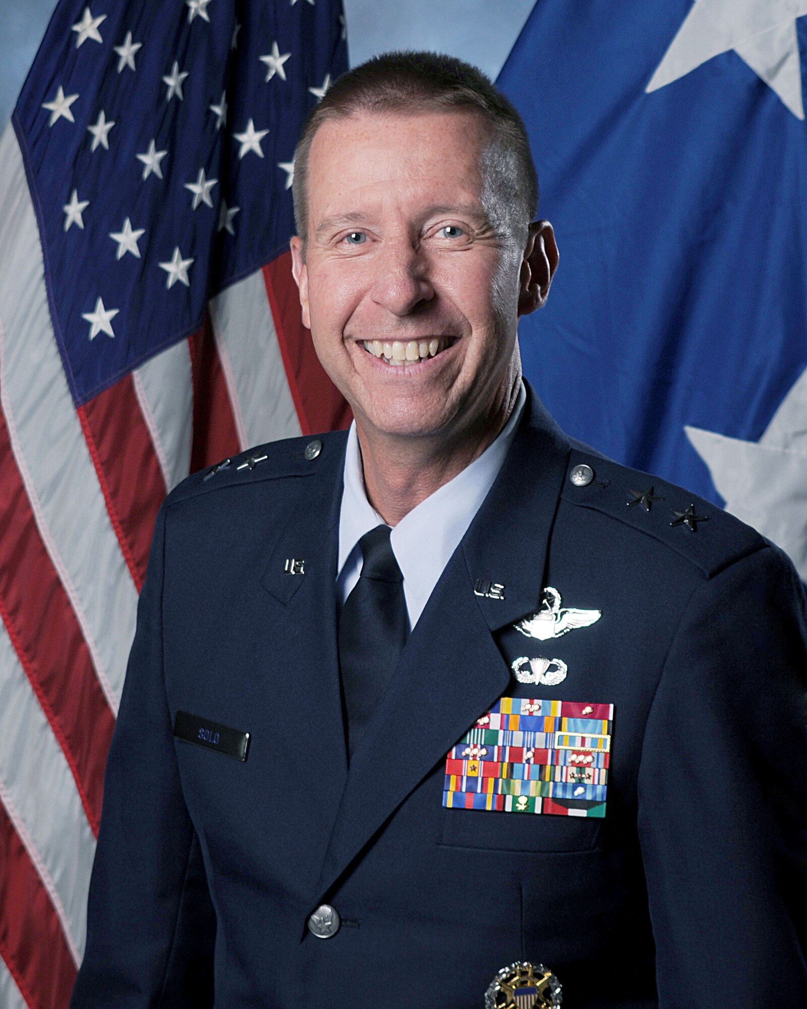 MAJOR GENERAL MARK S. SOLO > Air Force > Biography Display