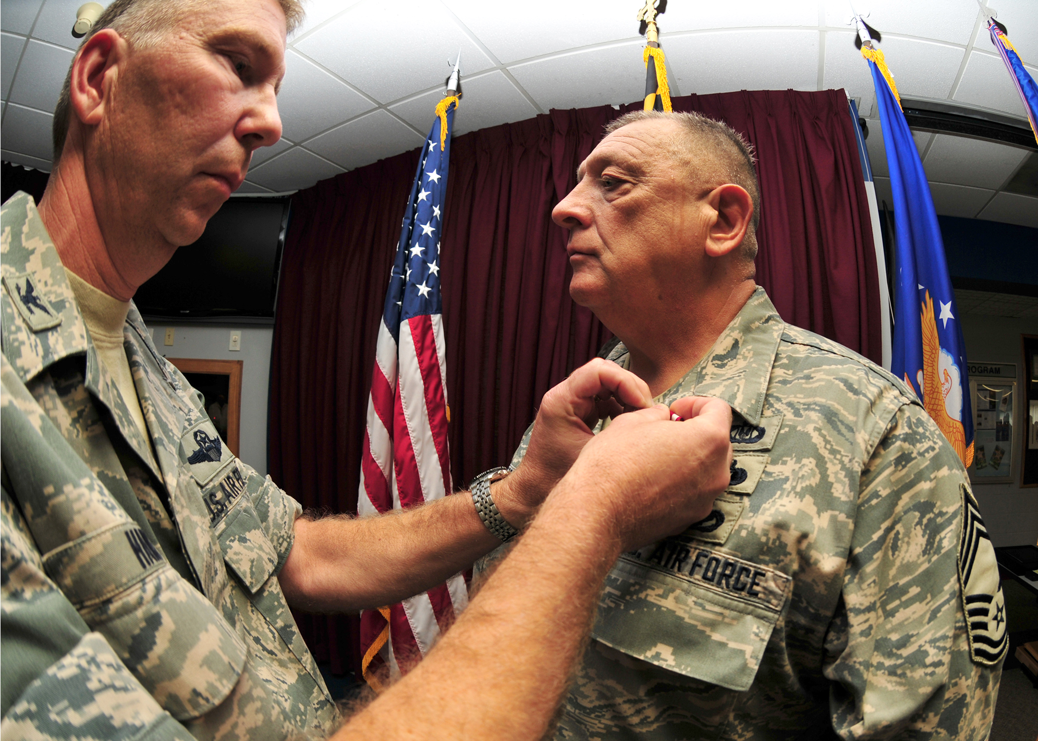 Chief Master Sergeant Carl Fischer's Retirement Ceremony
