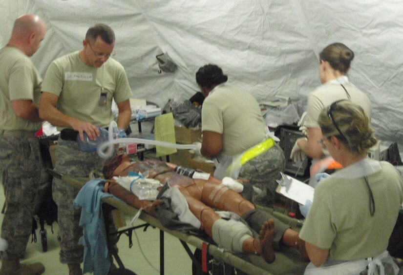 EMEDS team trains for emergency response > Air Education and Training ...