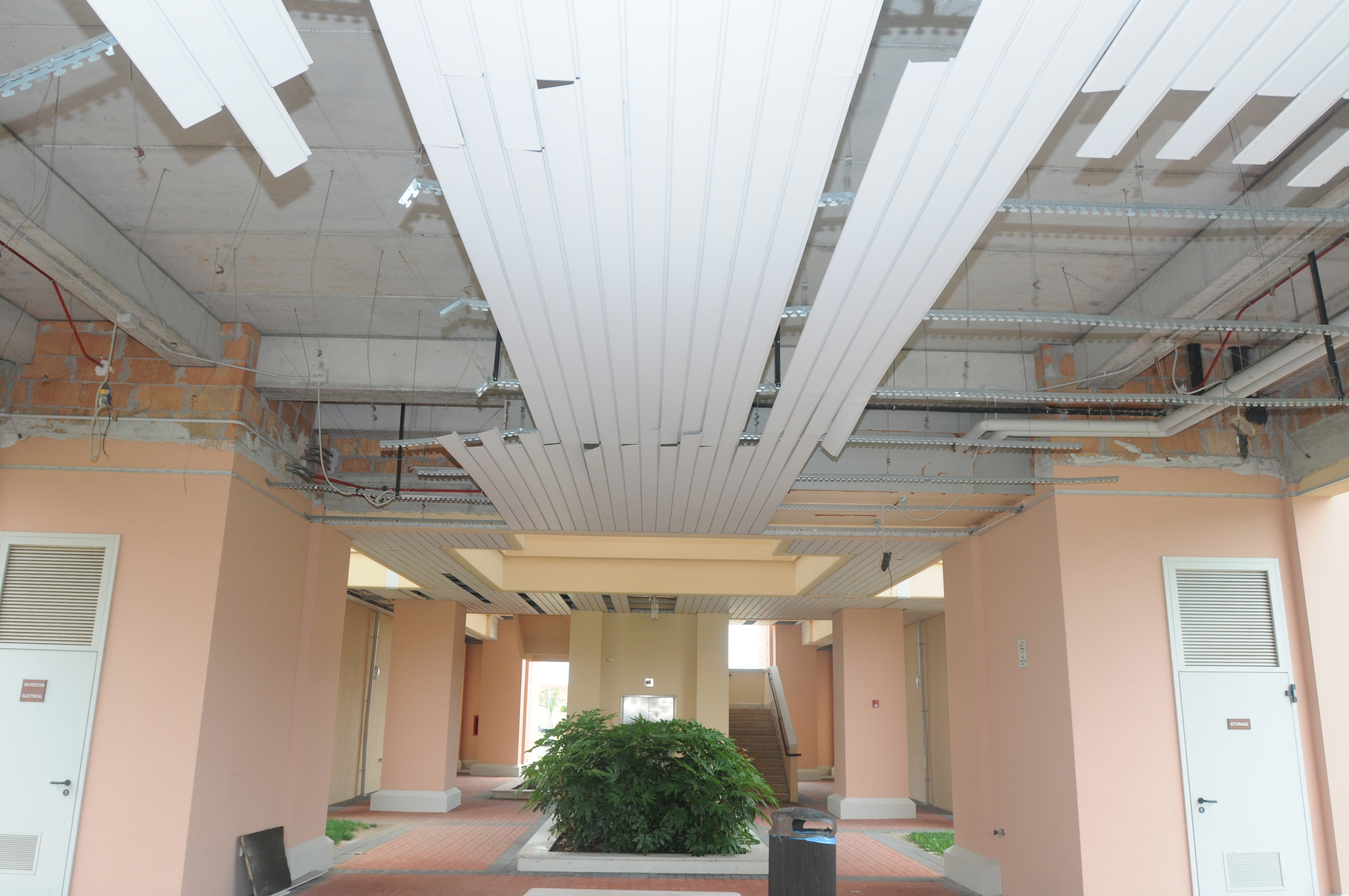 New ceilings improve dormitory structure > Aviano Air Base > Display