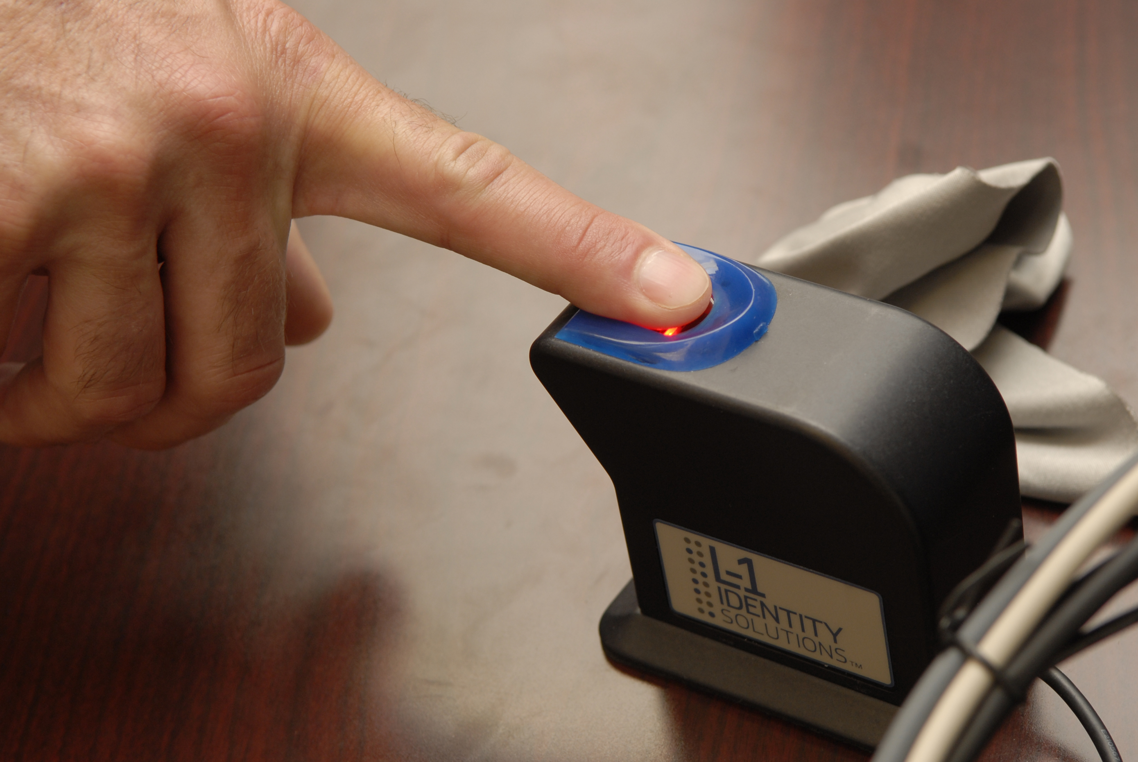 Commander registers ID card with DBIDS