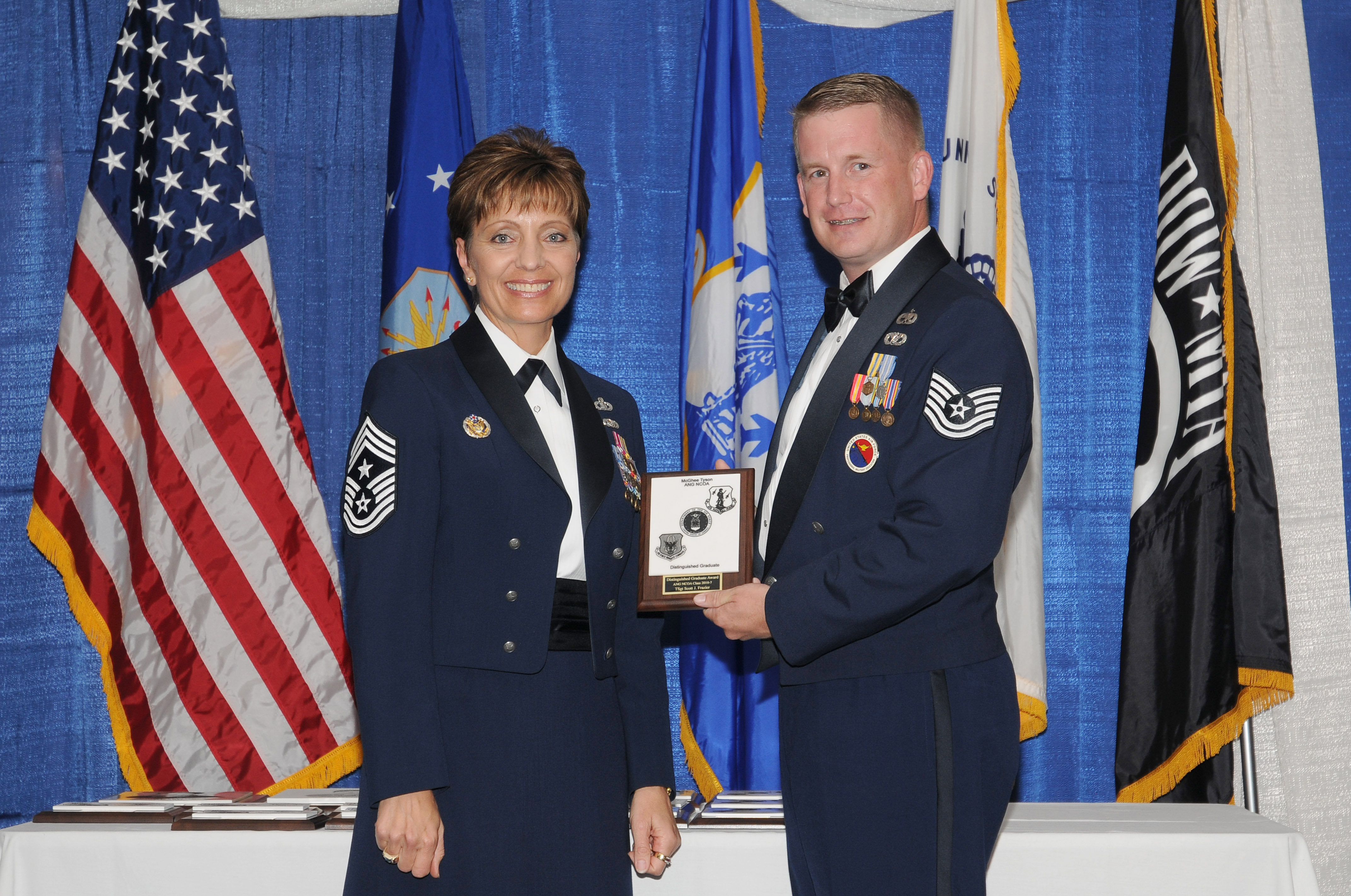 NCOA Class 10-7 distinguished graduate award