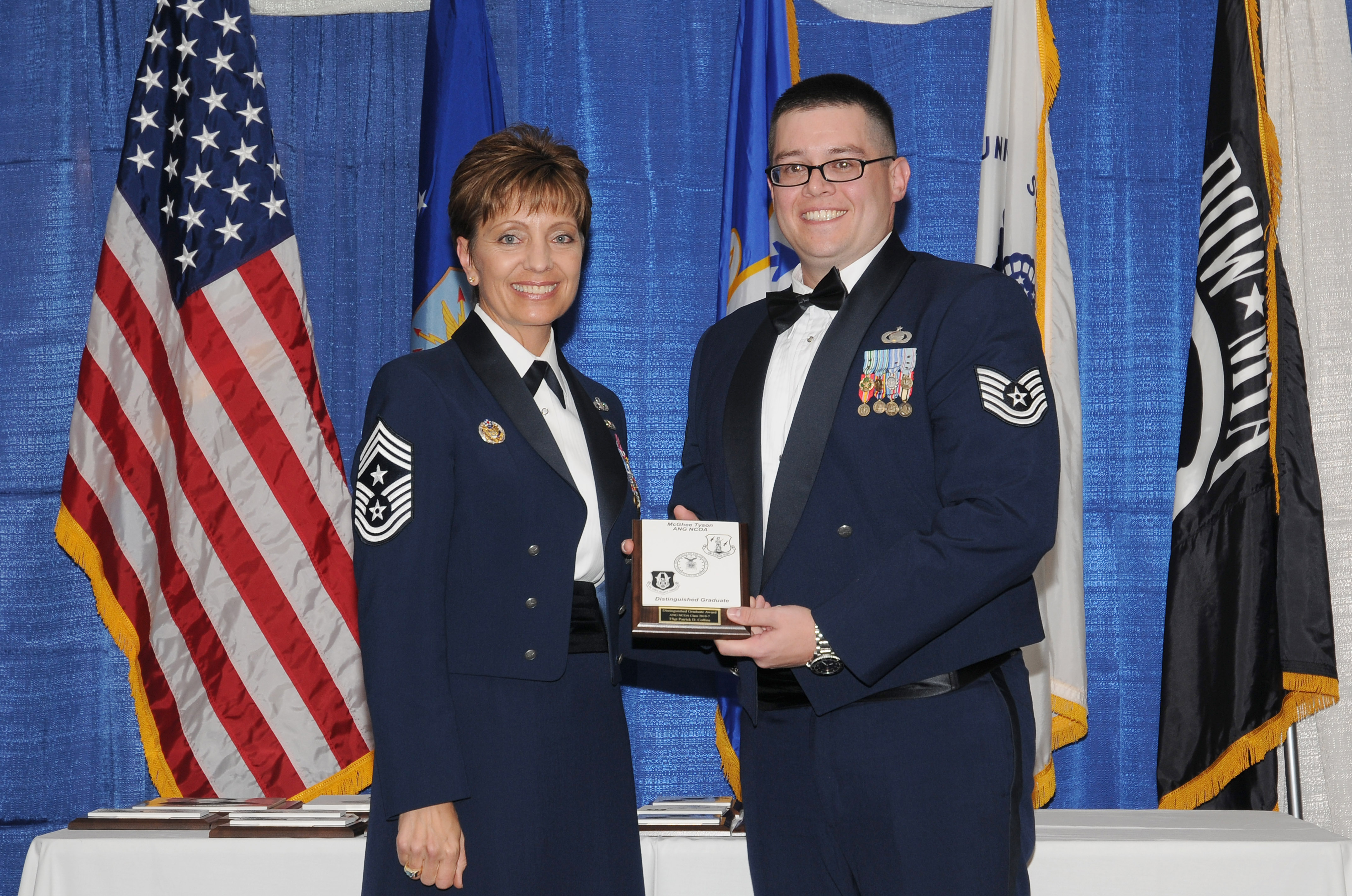 NCOA Class 10-7 distinguished graduate award