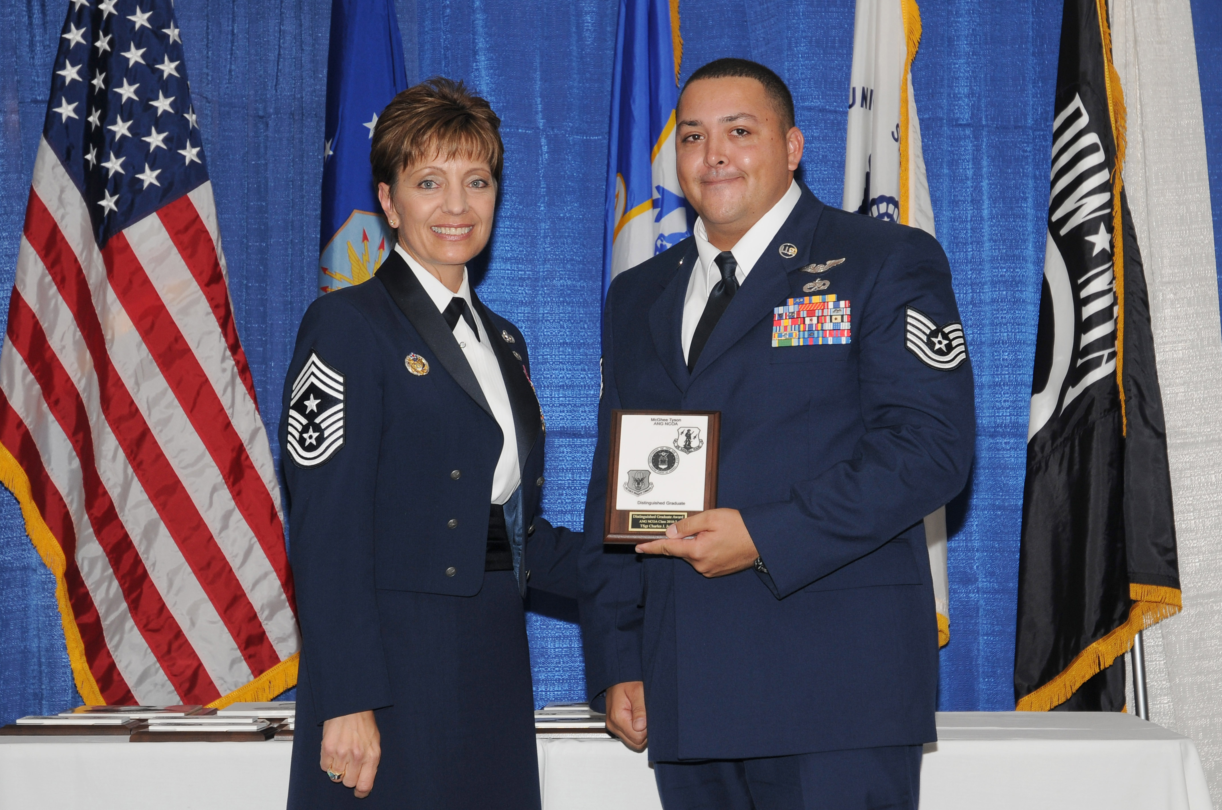NCOA Class 10-7 distinguished graduate award