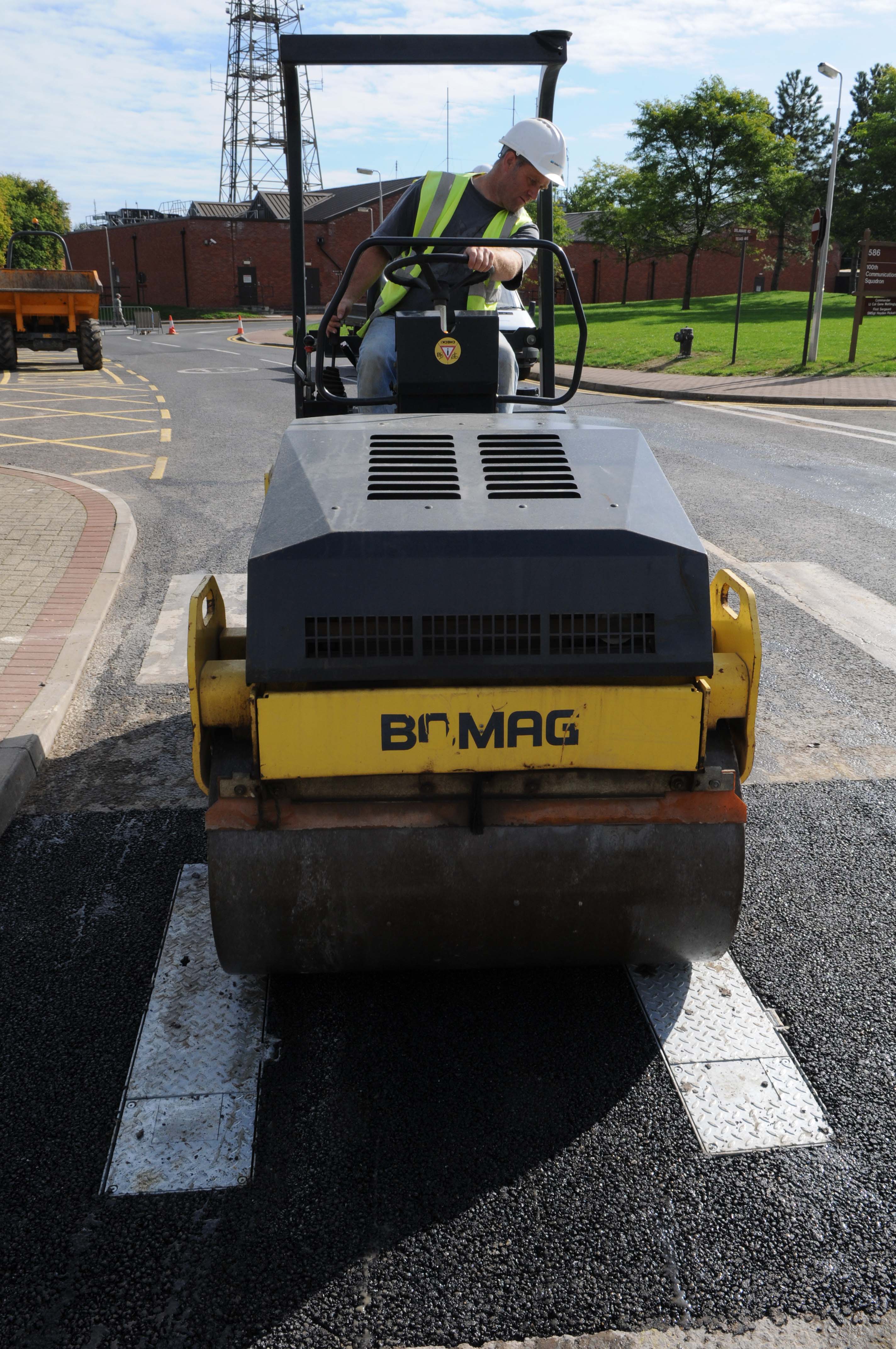 Contractors install bollards, increase base security > Royal Air Force ...