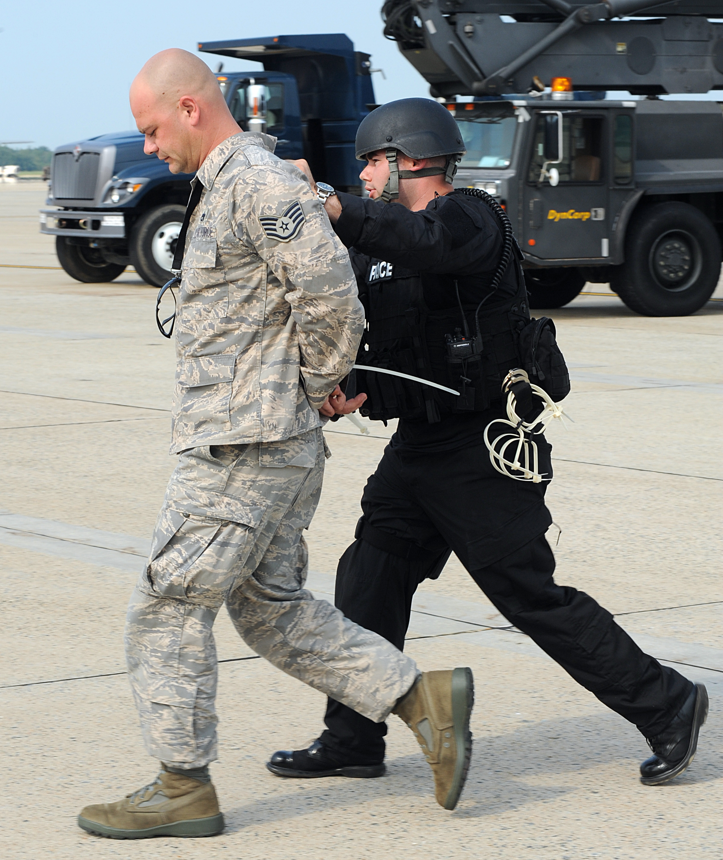 Team Andrews conducts aircraft exercise