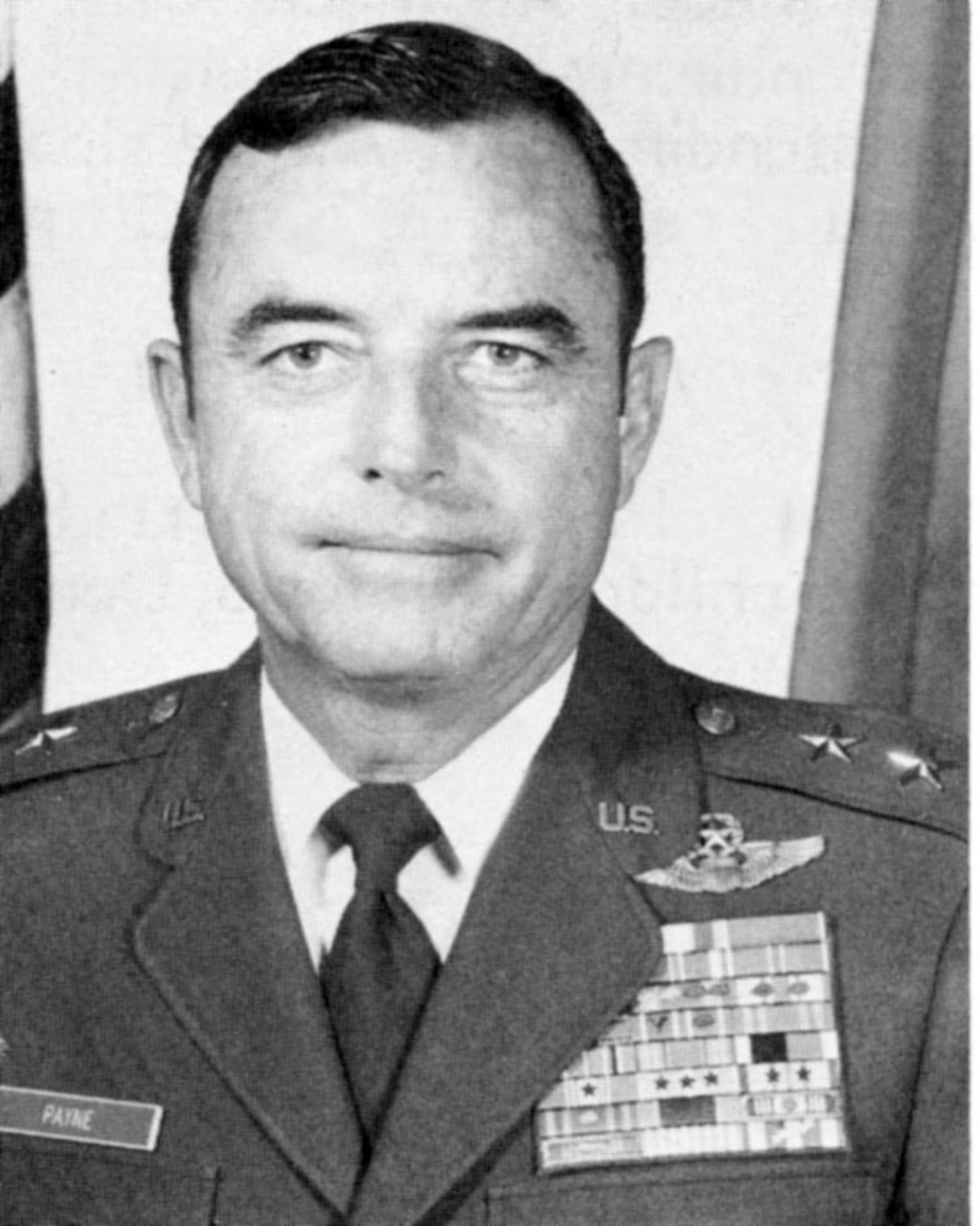 MAJOR GENERAL DON H. PAYNE > Air Force > Biography Display