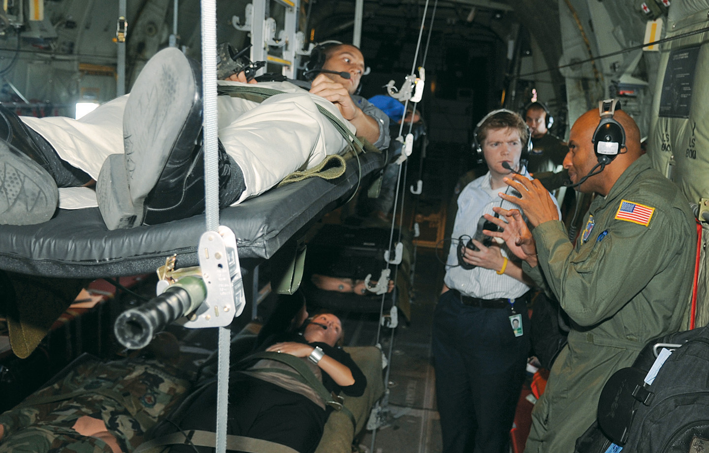 Congressional flight hosted by 375th AES