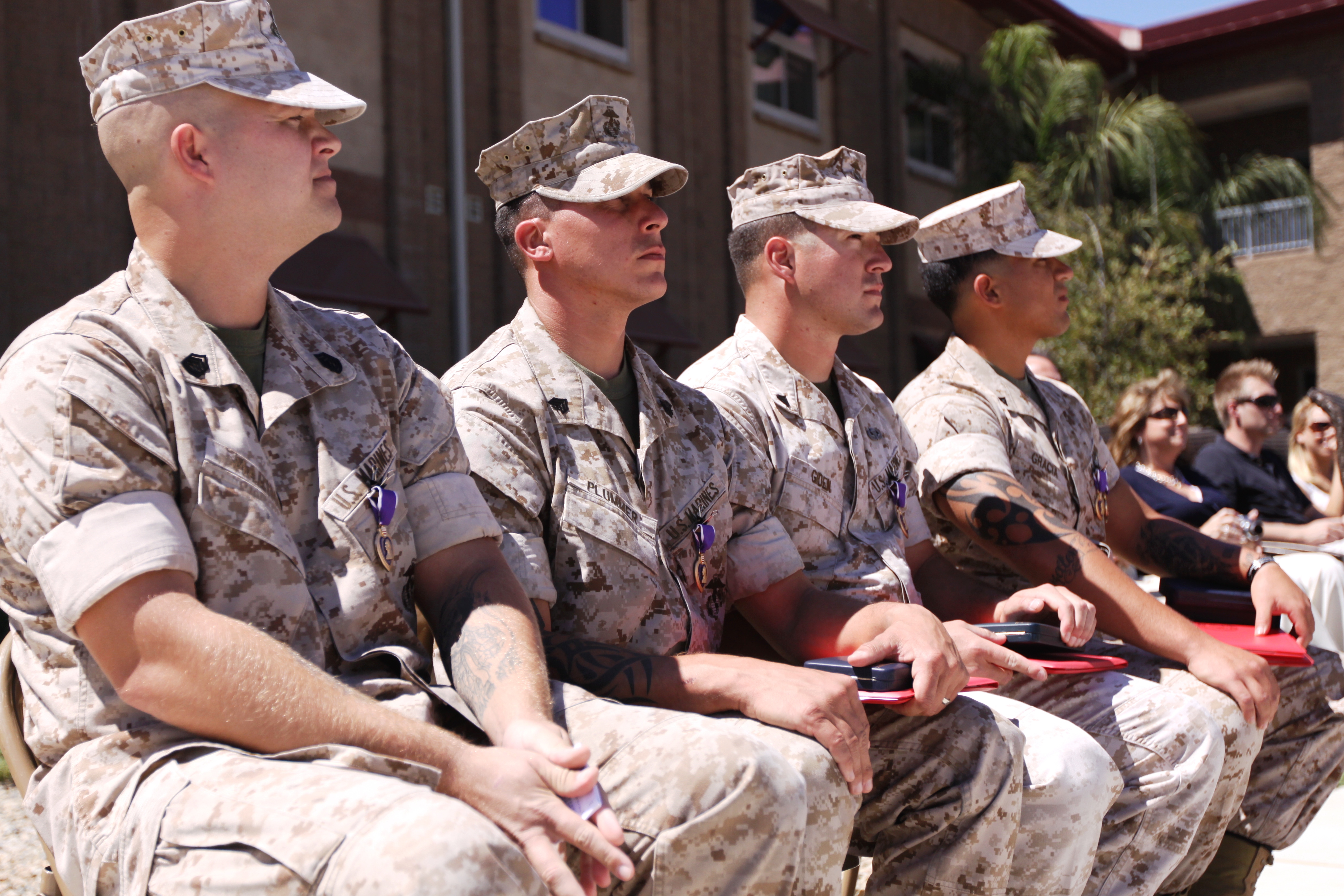 Four Marines awarded Purple Heart for their sacrifice > United States ...
