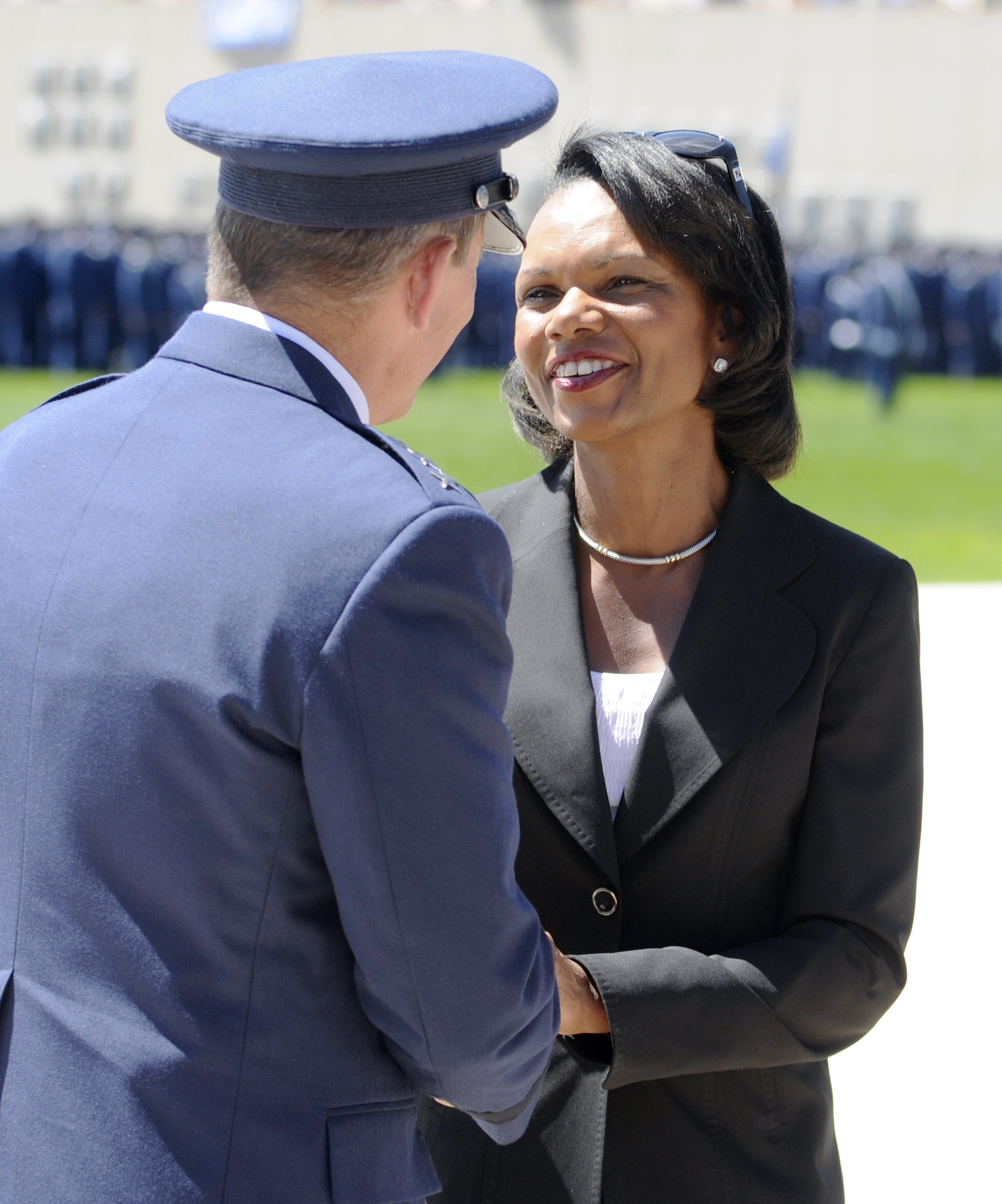 Dr. Condoleezza Rice receives 2009 TD White Award > U.S. Air Force ...