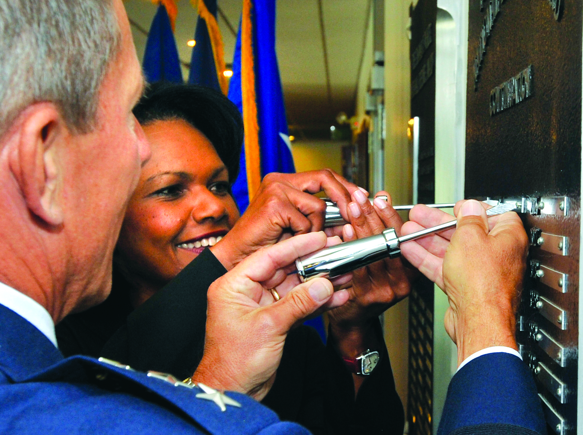 Dr. Condoleezza Rice receives 2009 TD White Award > United States Air ...