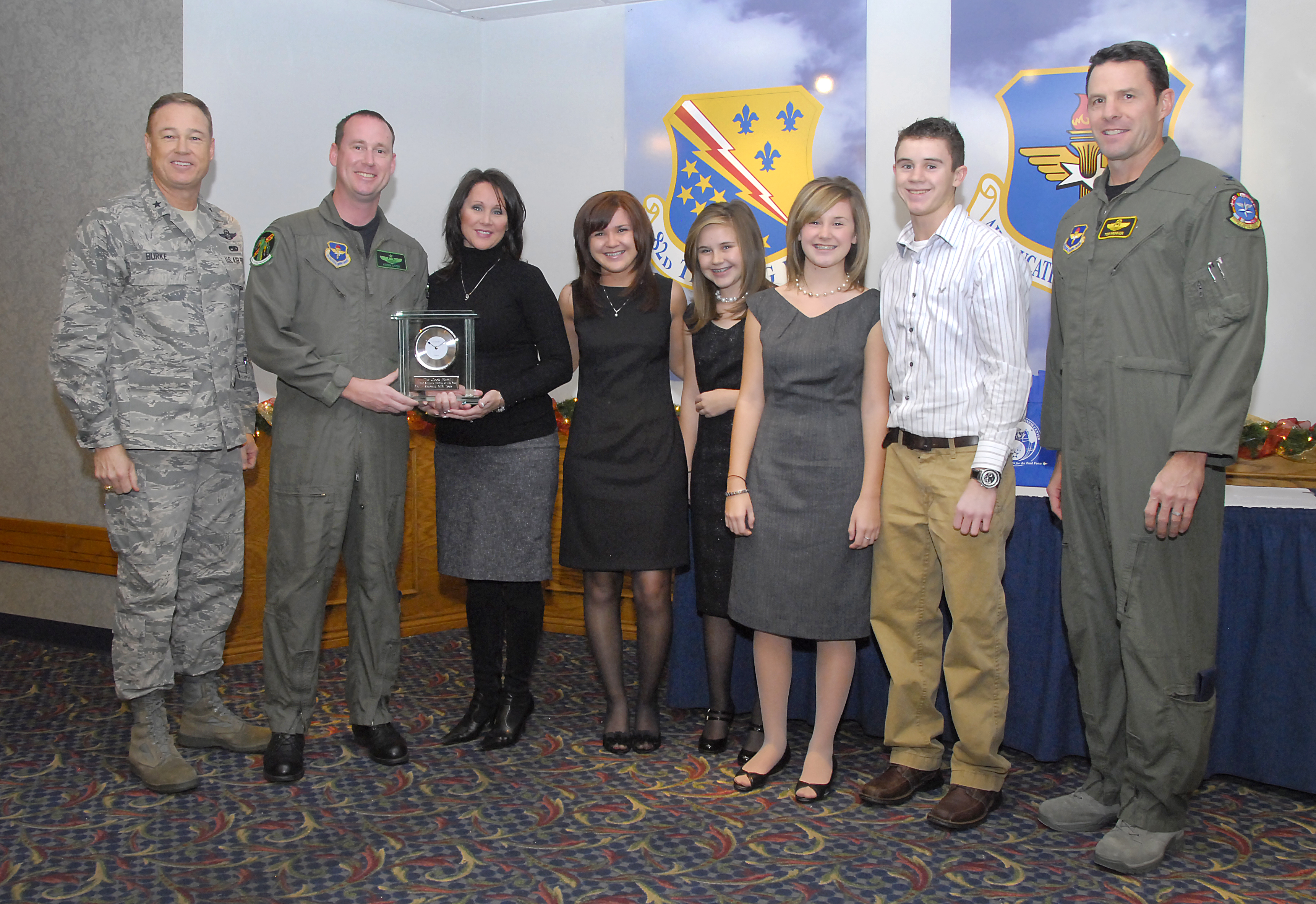 Cook family earns Military Family of the Year award