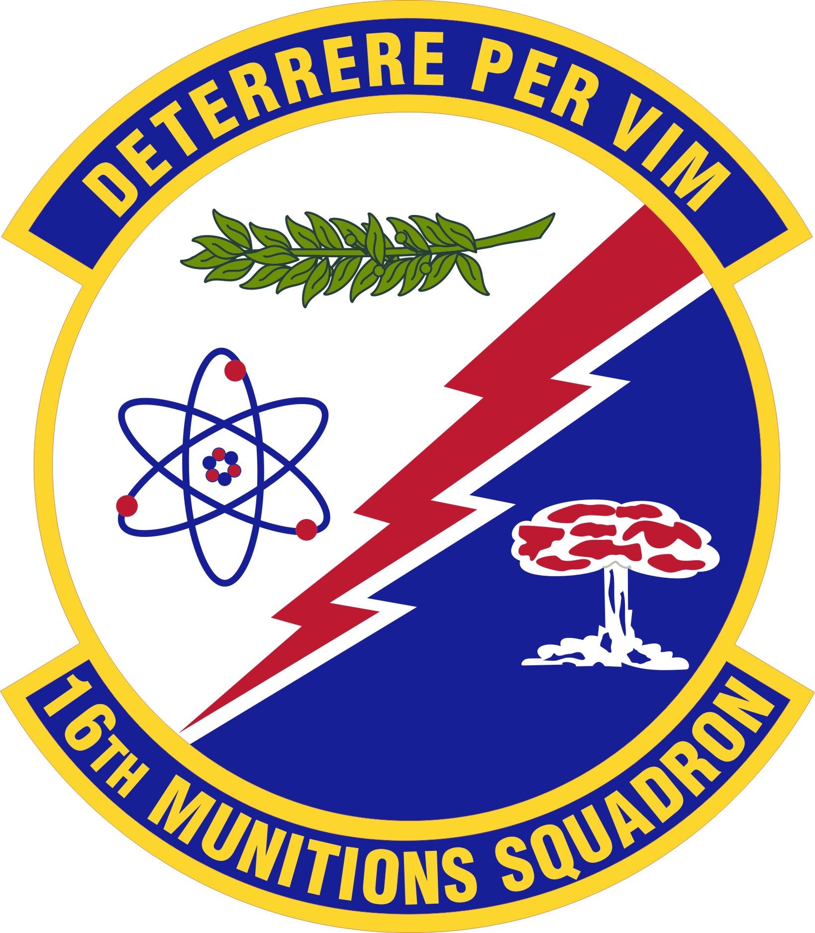 16 Munitions Squadron Emblem