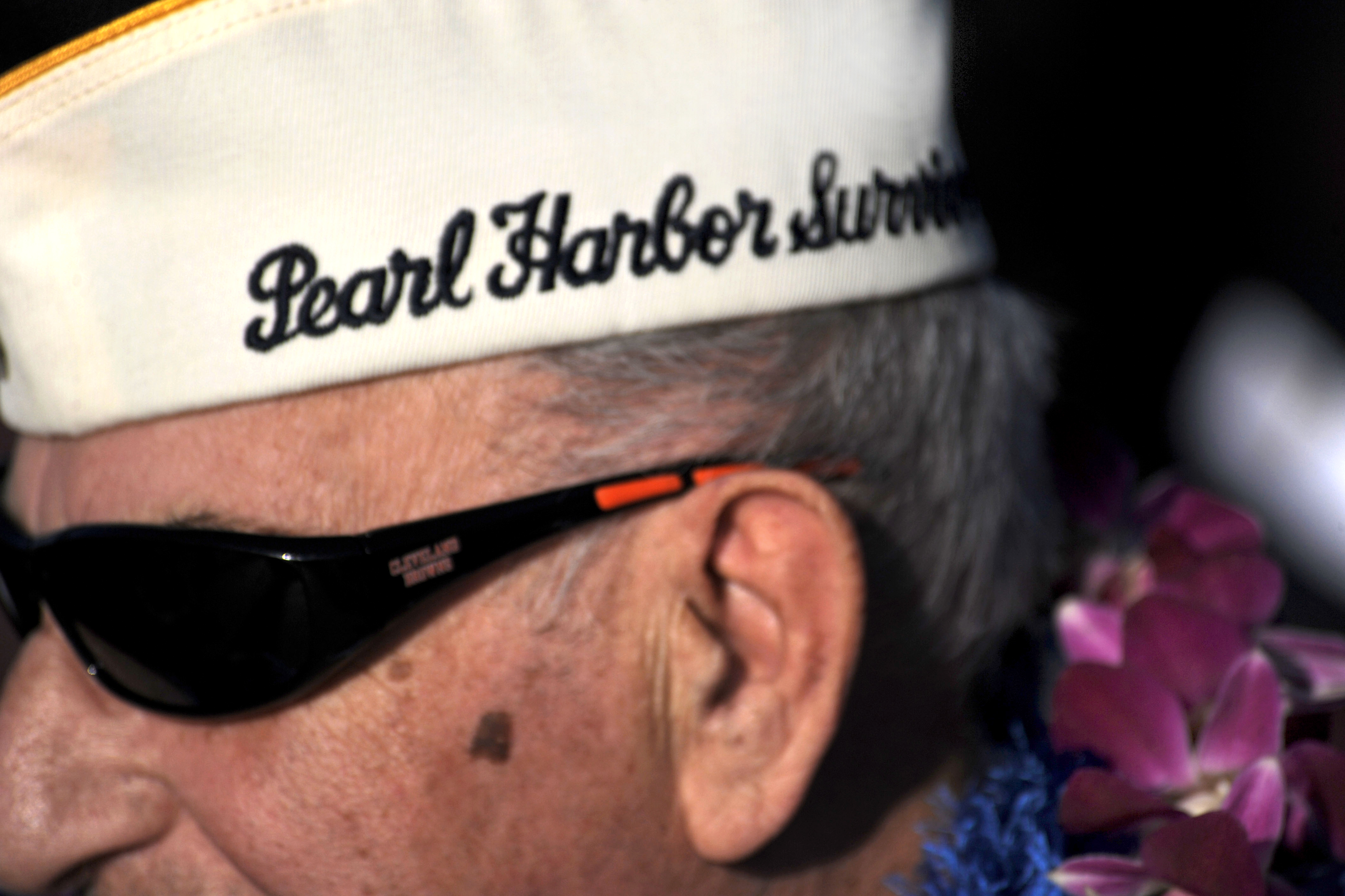 Pearl Harbor and Hickam Air Field survivor Phillip Corsello proudly ...