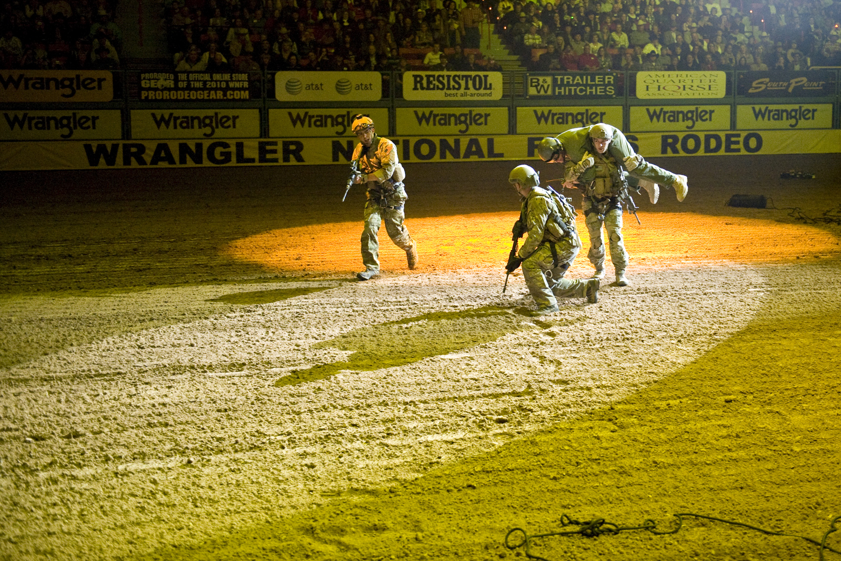 National Finals Rodeo salutes members of the Armed Forces > Nellis Air ...