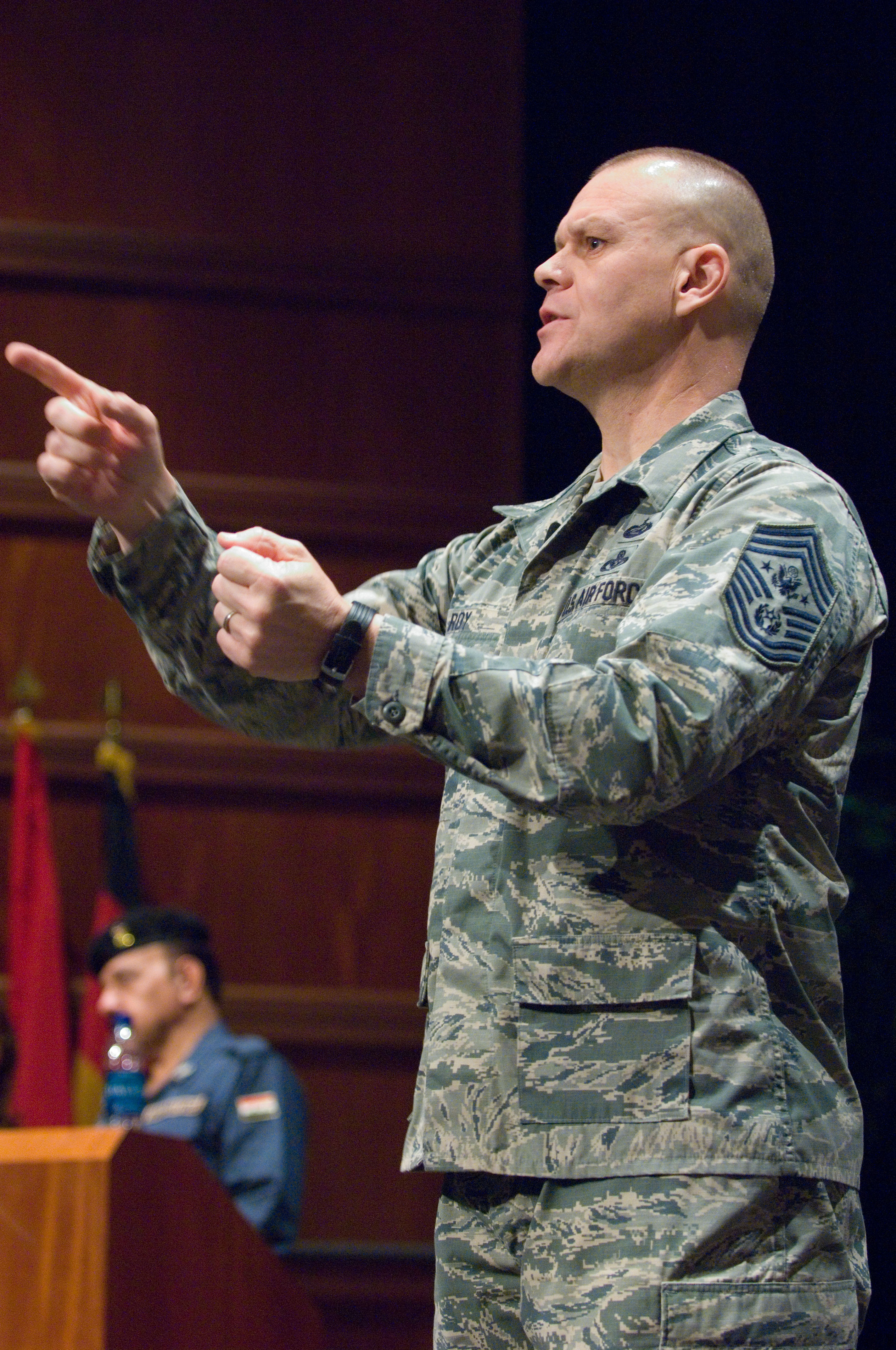 First Iraqi chief master sergeant of the Air Force visits Air ...