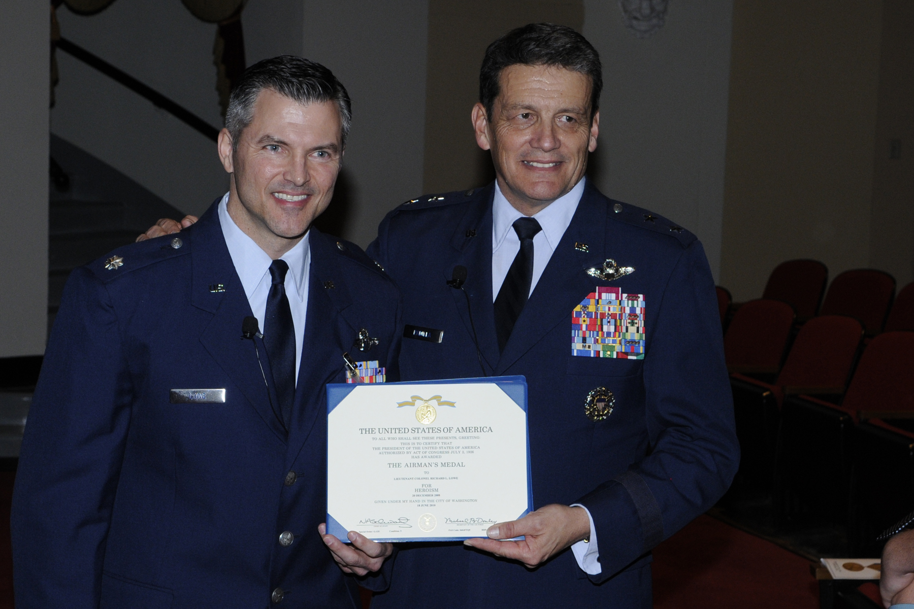 Presentation Of Airman's Medal