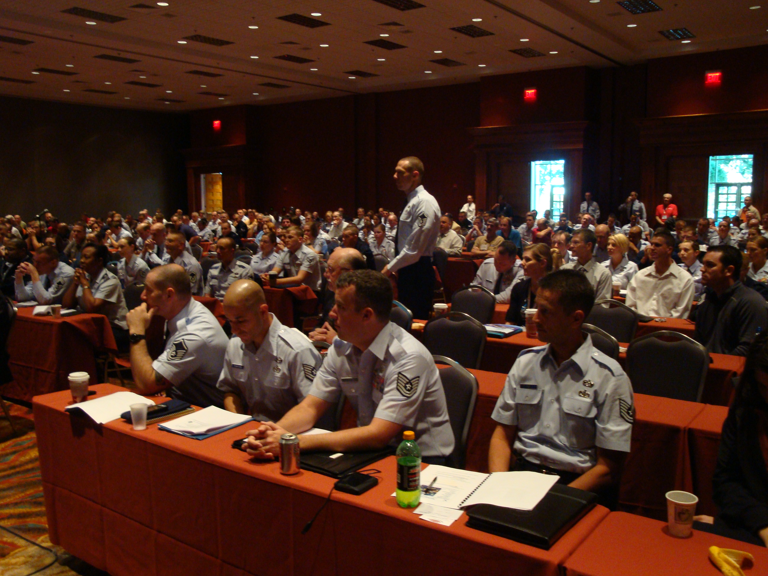 Air Force Emergency Managers Attend Conference