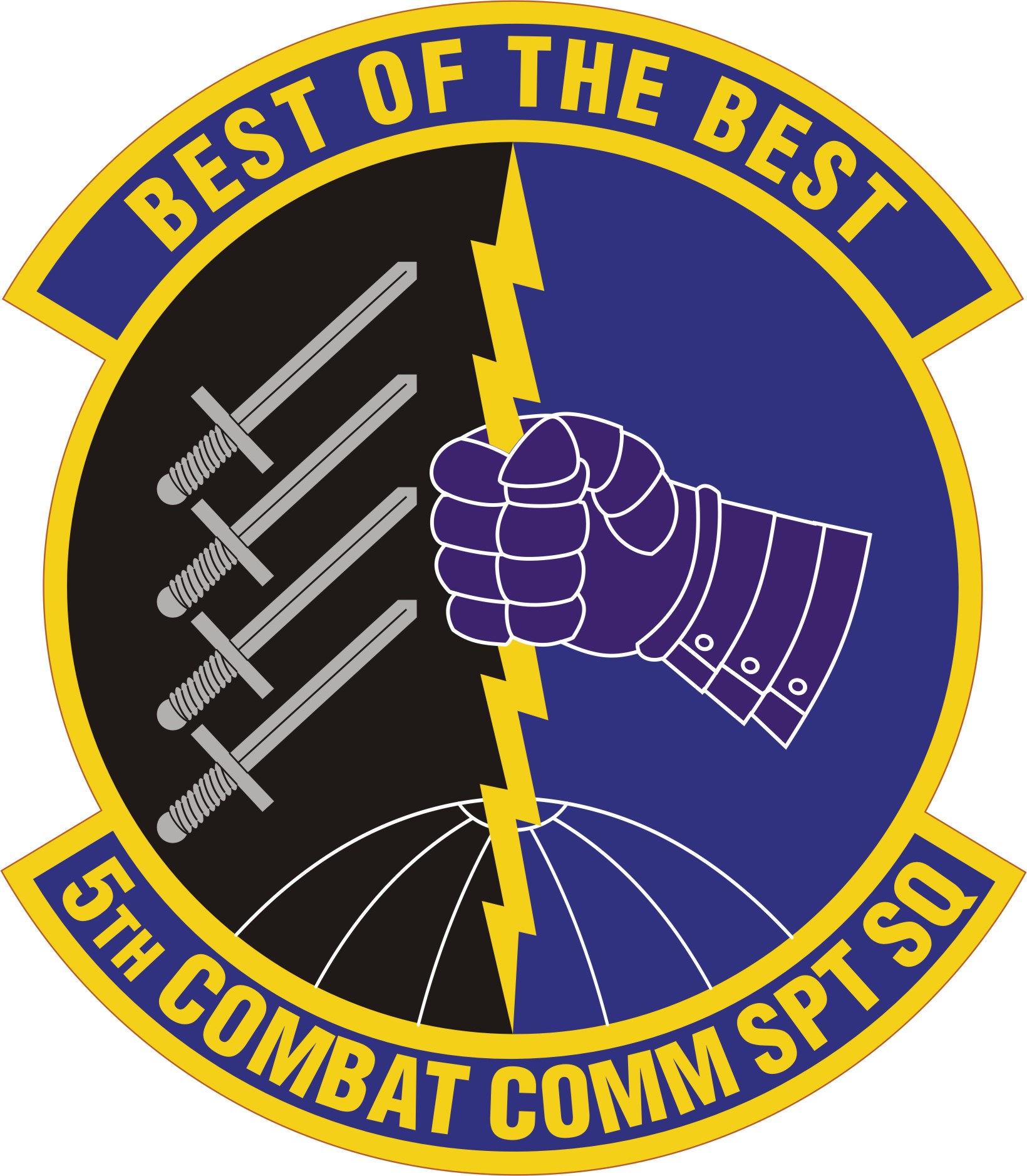 5 Combat Communications Support Squadron Emblem