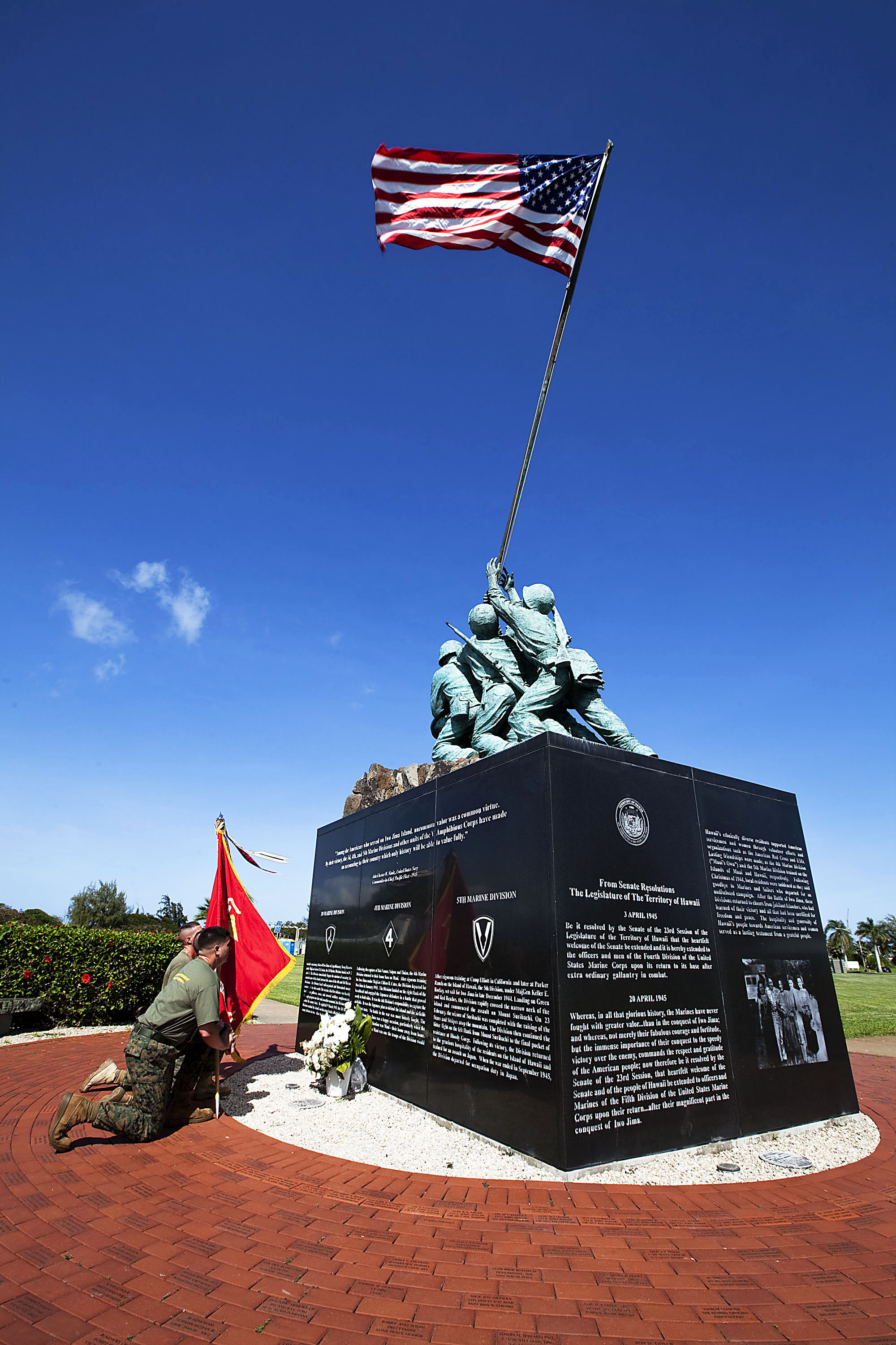 'To honor their blood...with our sweat': Marines honor the fallen ...