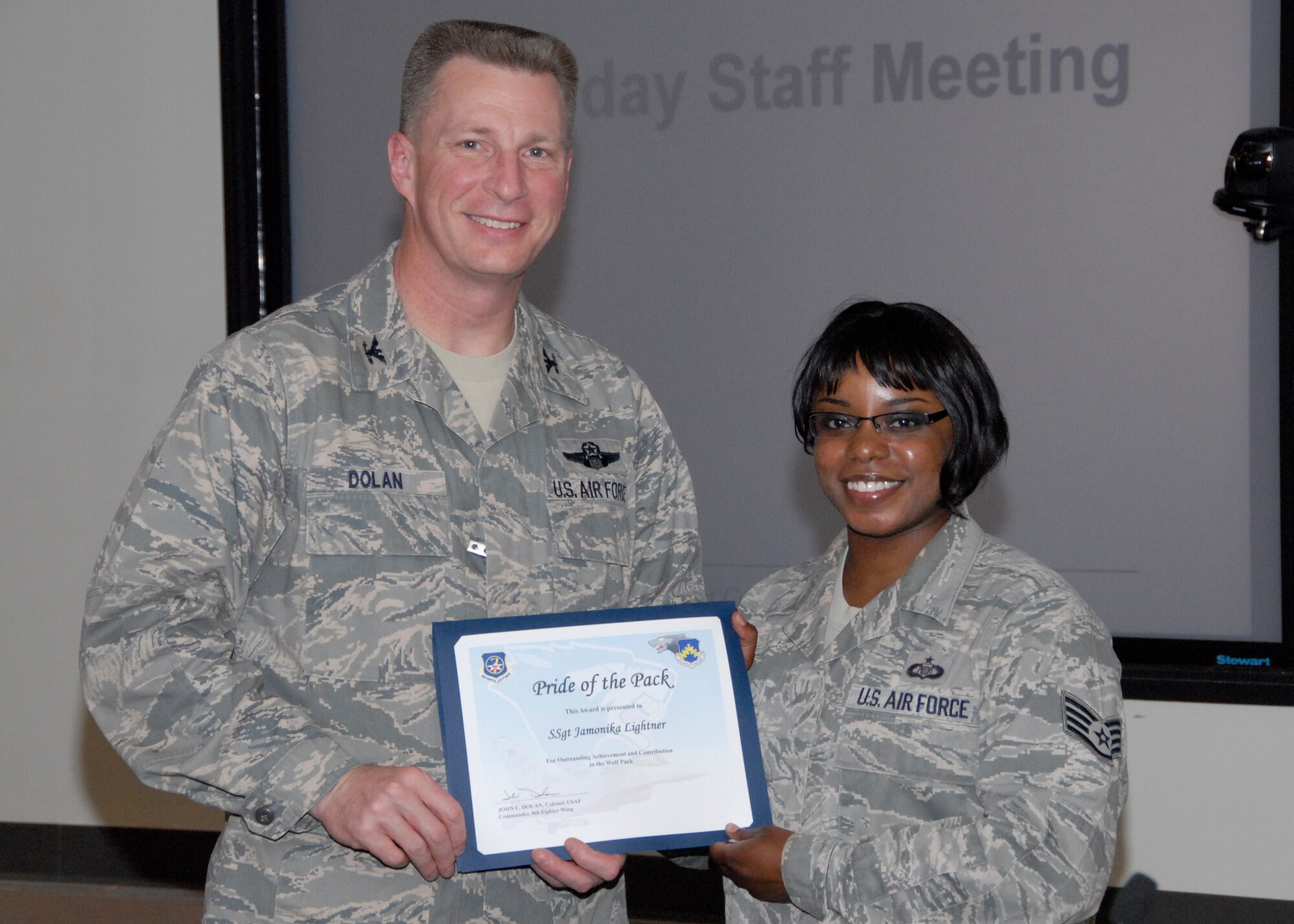 Pride of the Pack: Staff Sgt. Jamonika Lightner > Kunsan Air Base ...