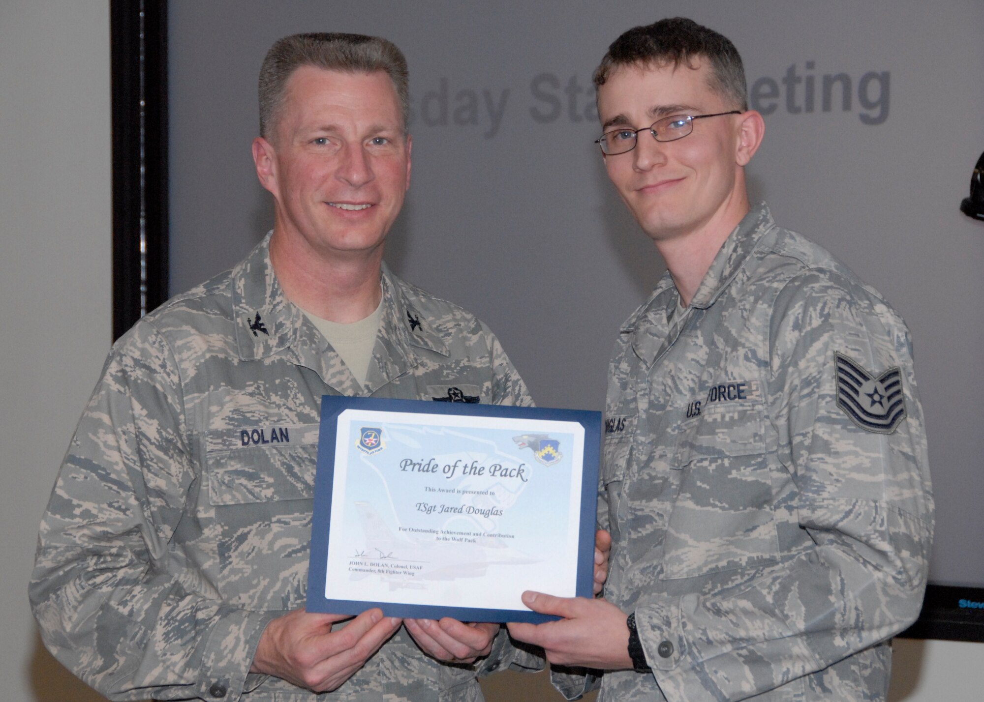 Pride of the Pack: Tech. Sgt. Jared Douglas > Kunsan Air Base ...