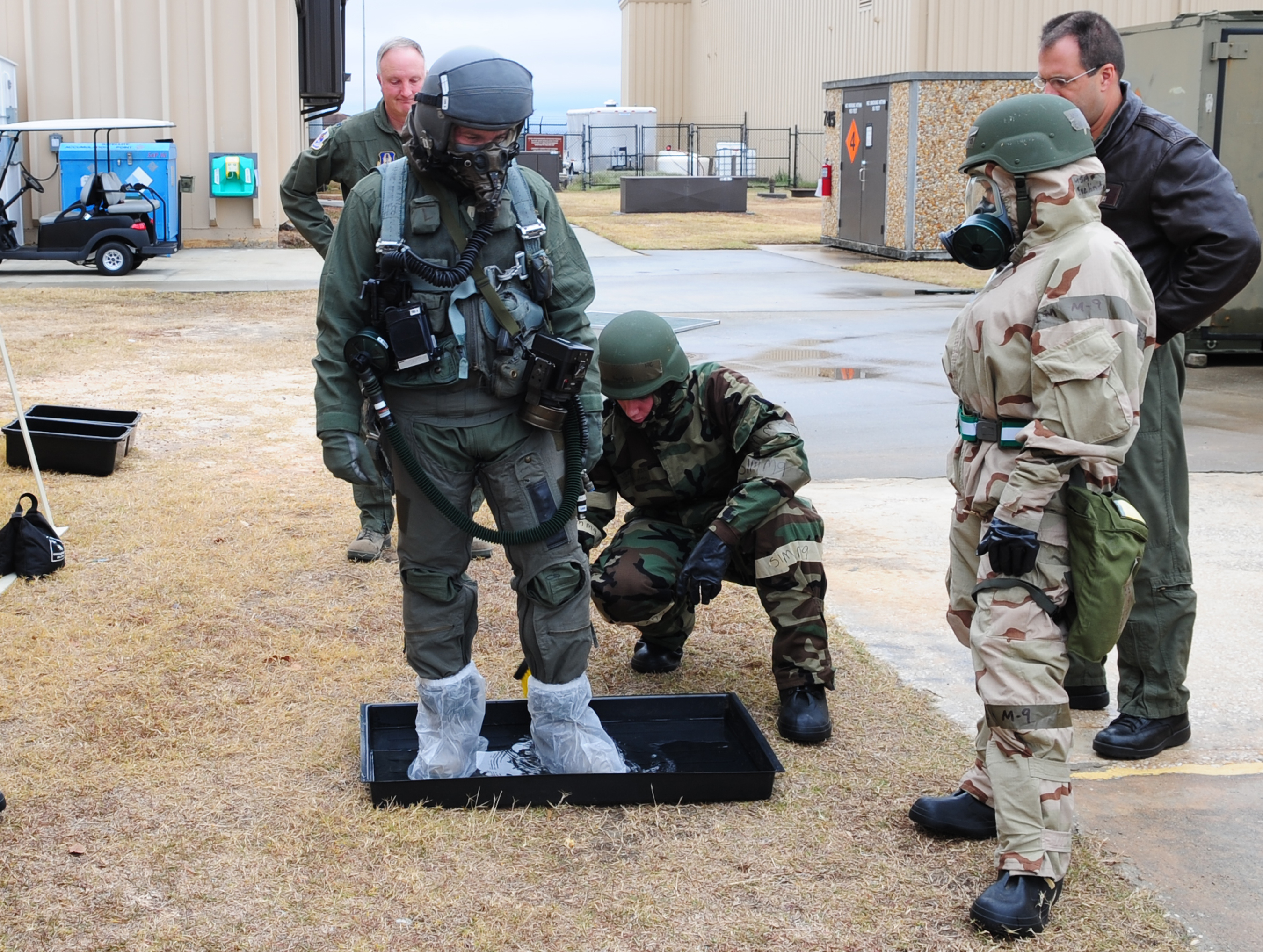 Pilots attend decon training > Moody Air Force Base > Article Display